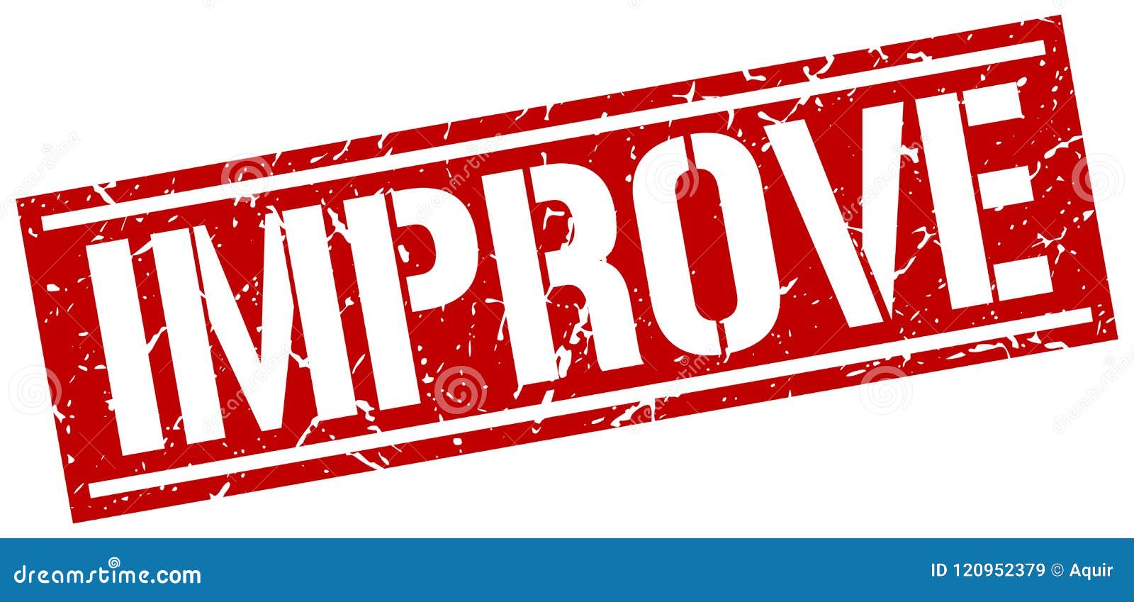 Improve stamp stock vector. Illustration of isolated - 120952379