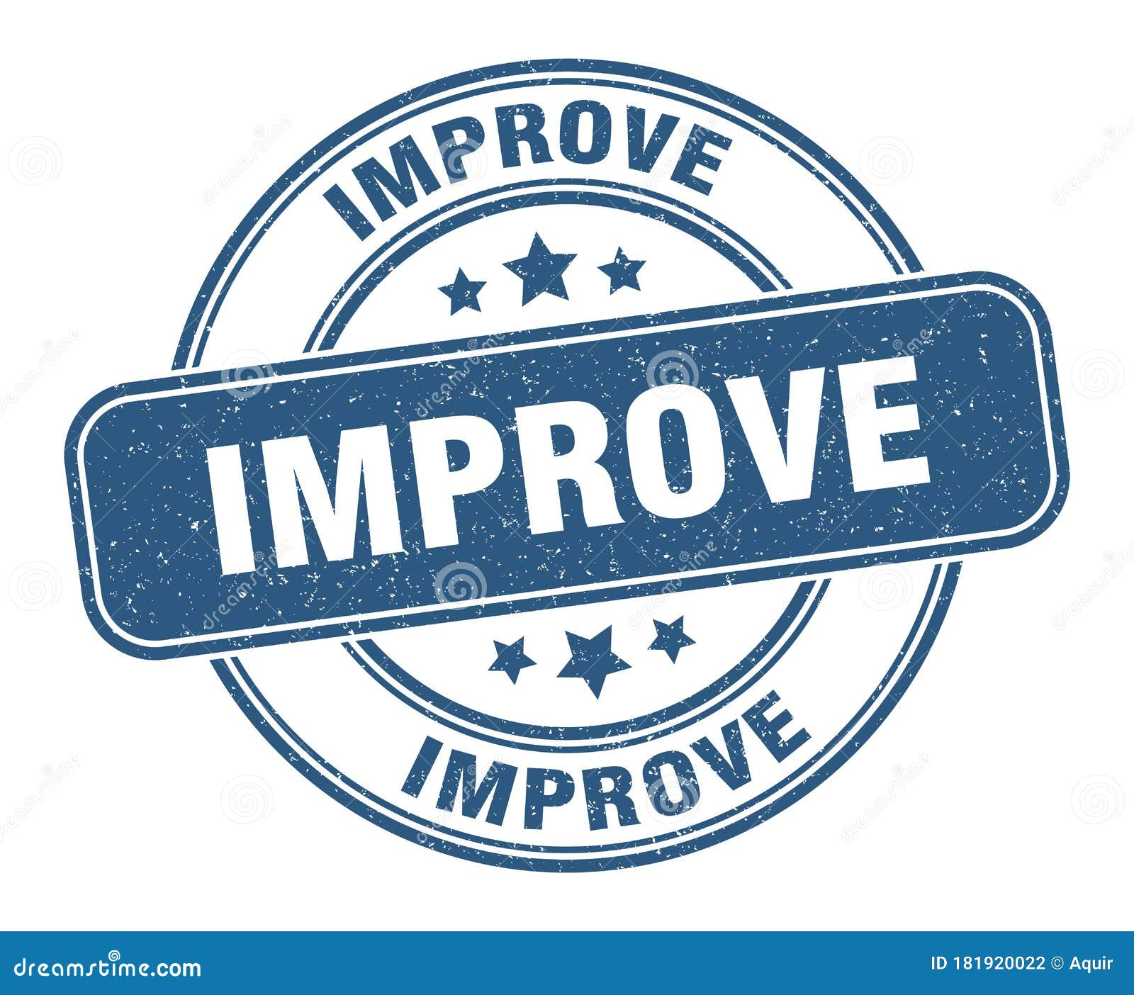 Improve Stamp. Improve Round Grunge Sign Stock Vector - Illustration of ...