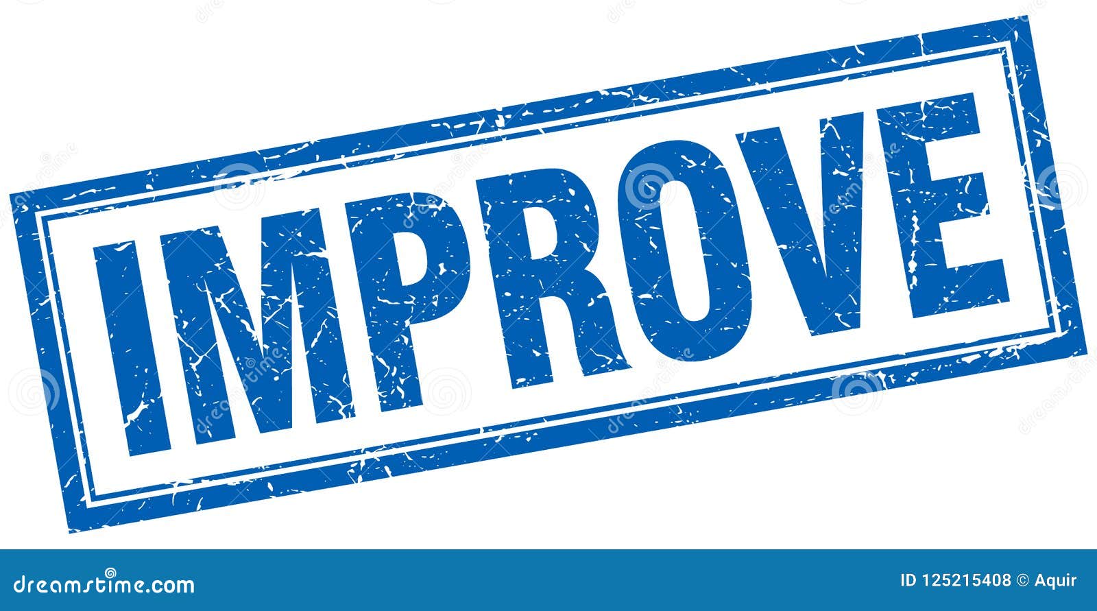 Improve stamp stock vector. Illustration of seal, vector - 125215408