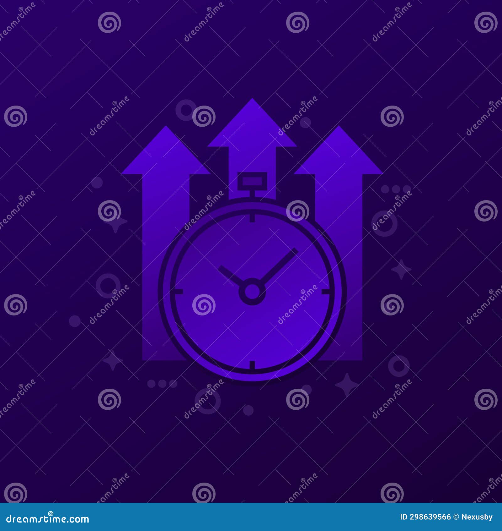 Improve Time Icon, Vector Design Stock Vector - Illustration of ...