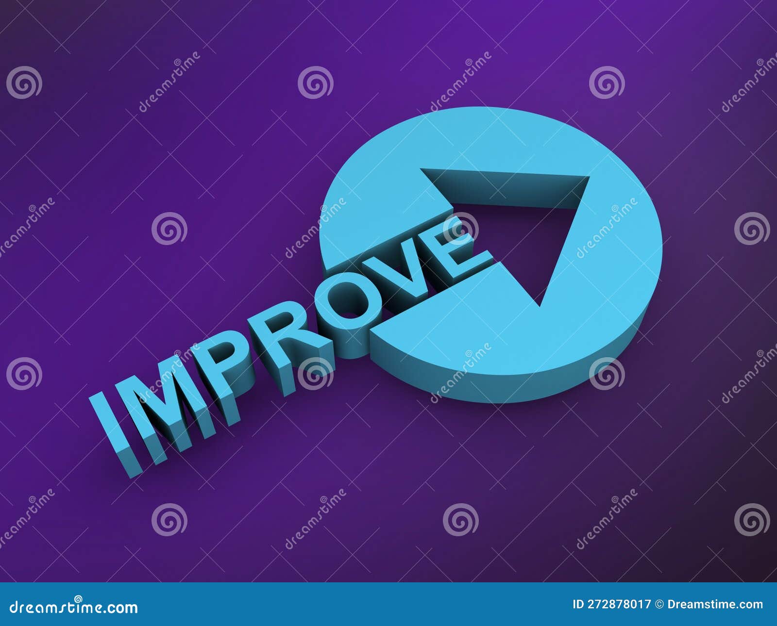 Improve word on purple stock illustration. Illustration of background ...