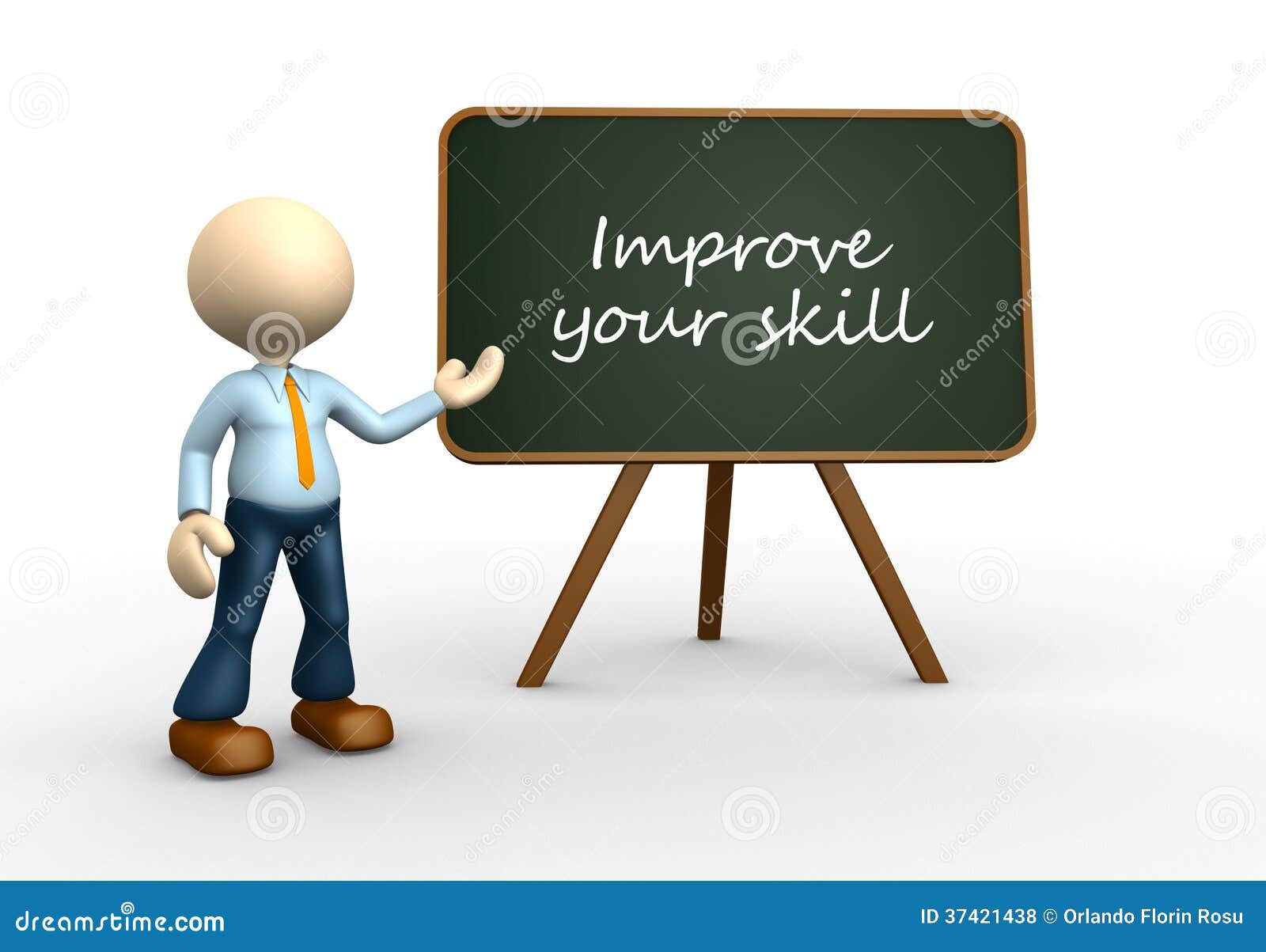 Improve your skill stock illustration. Illustration of people - 37421438 Improve your skill stock illustration. Illustration of people - 37421438