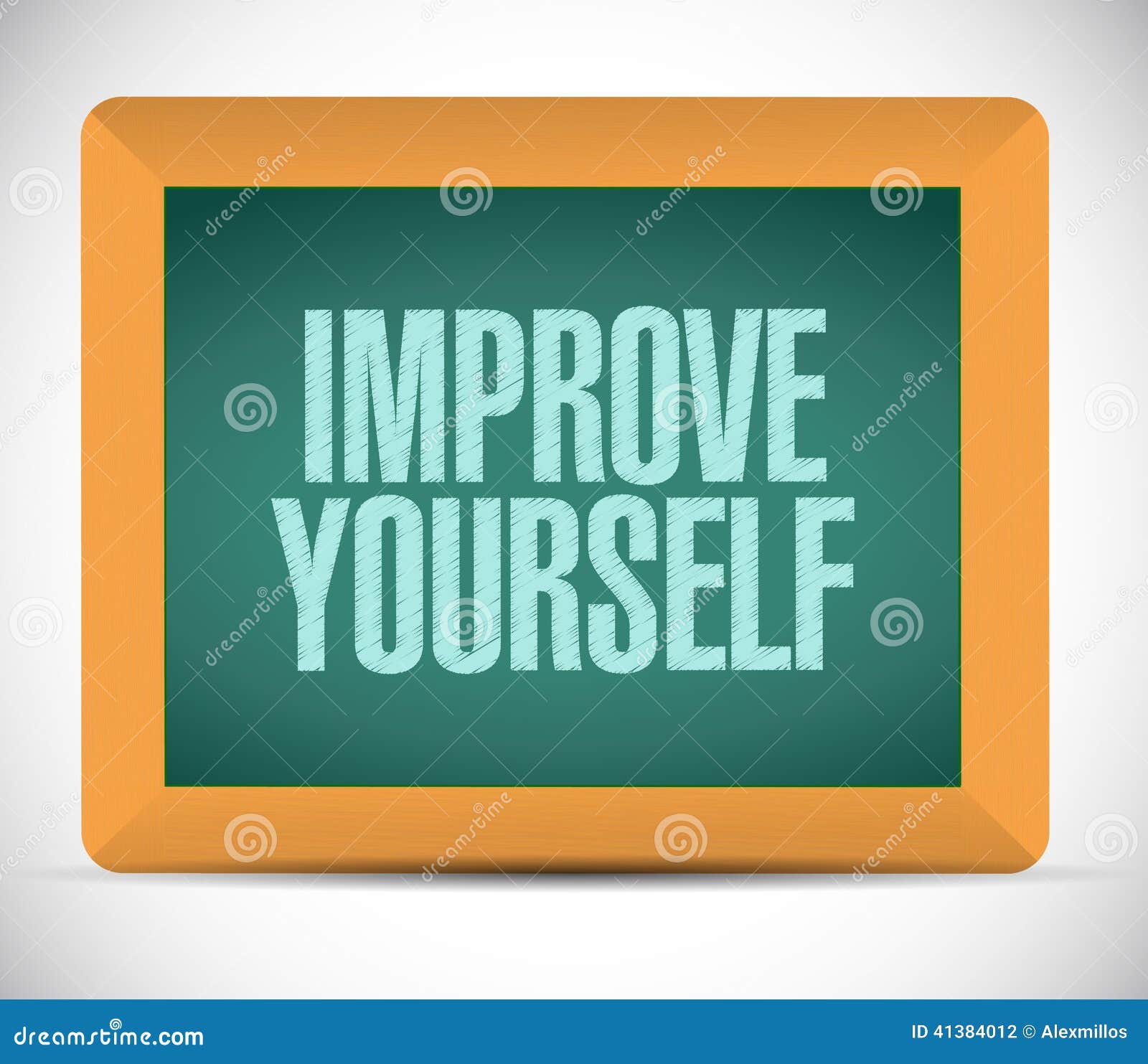Improve Yourself - Motivational Illustration Concept Royalty-Free ...