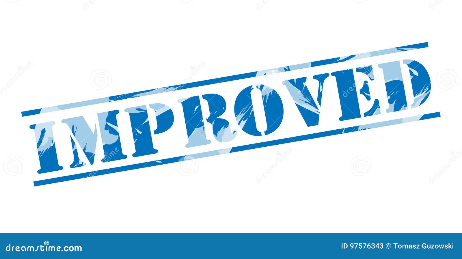 Improved blue stamp stock illustration. Illustration of illustrative ...