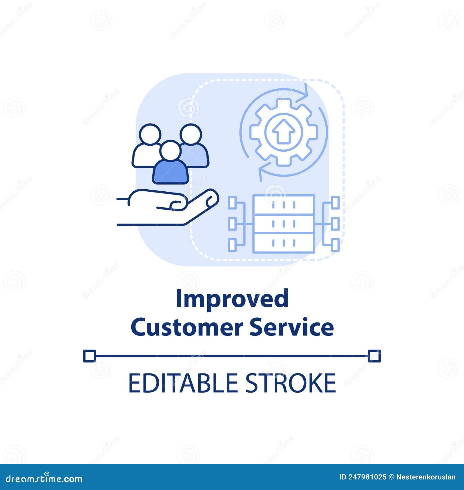Improved Customer Experience Concept Icon Vector Illustration ... Improved Customer Experience Concept Icon Vector Illustration ...