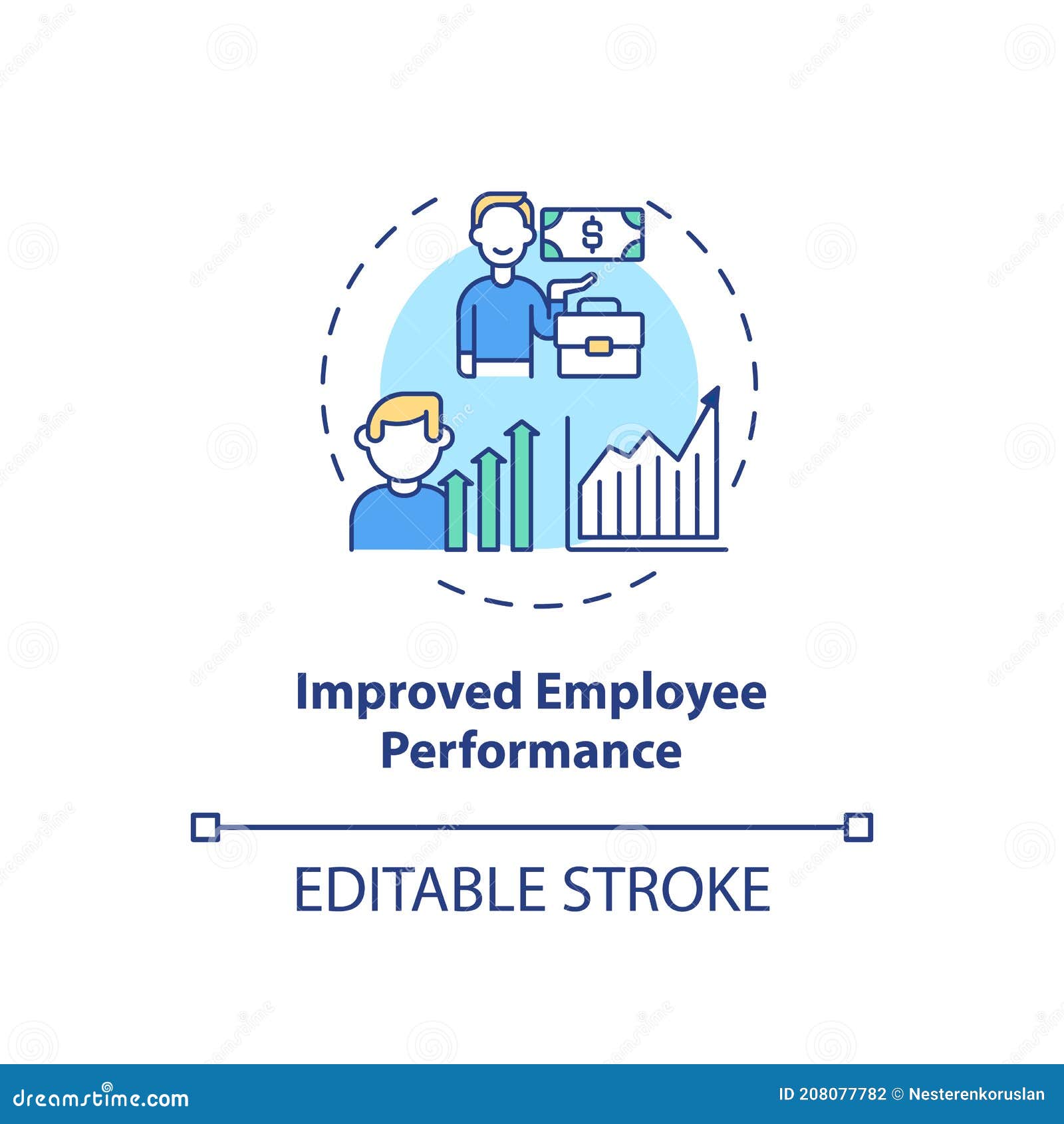 Employee Performance Typographic Header. KPI, Testing Form And Report ...