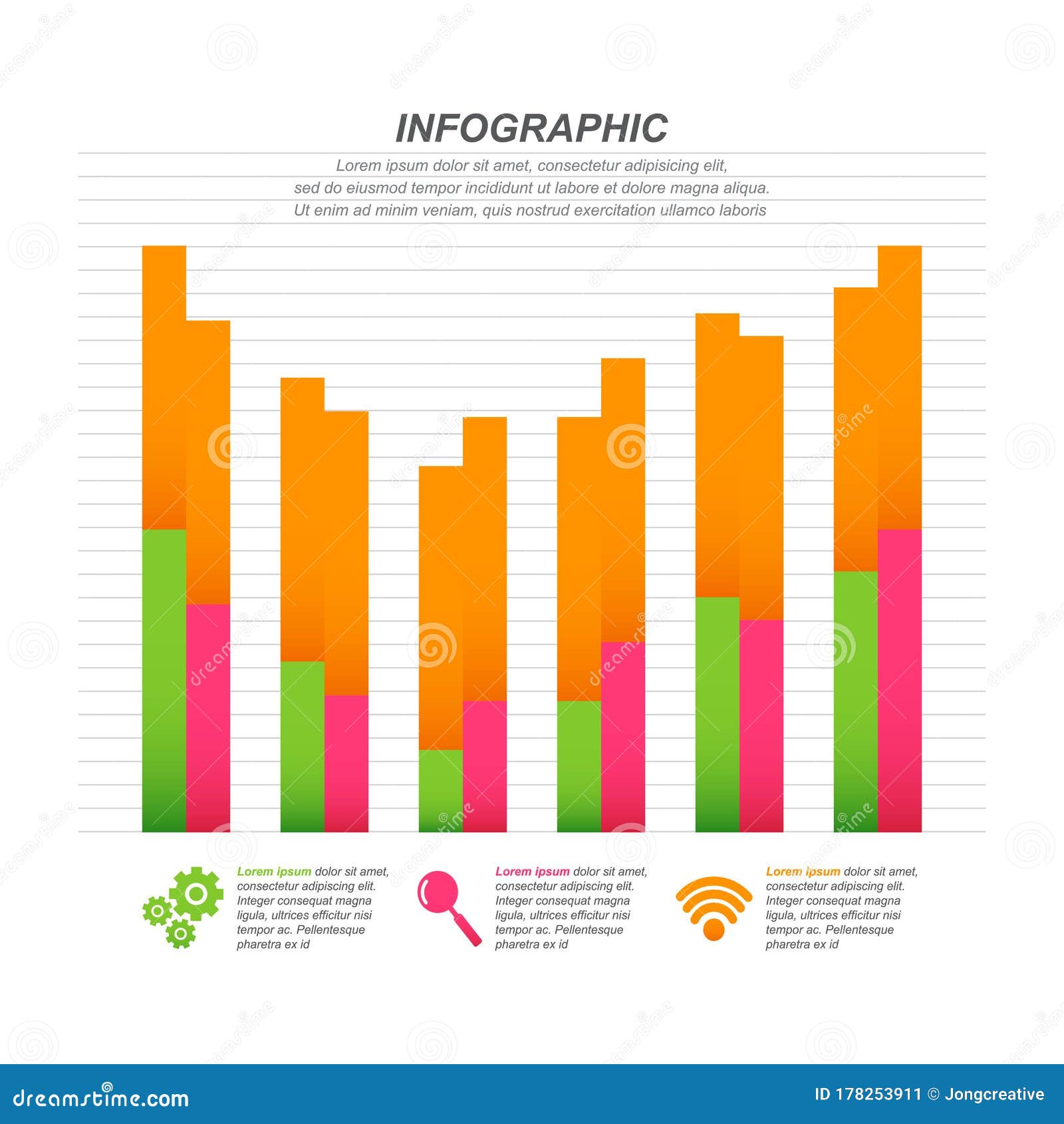 Improved Recovered after Crisis Graph Bar Chart Economic Statistical ...
