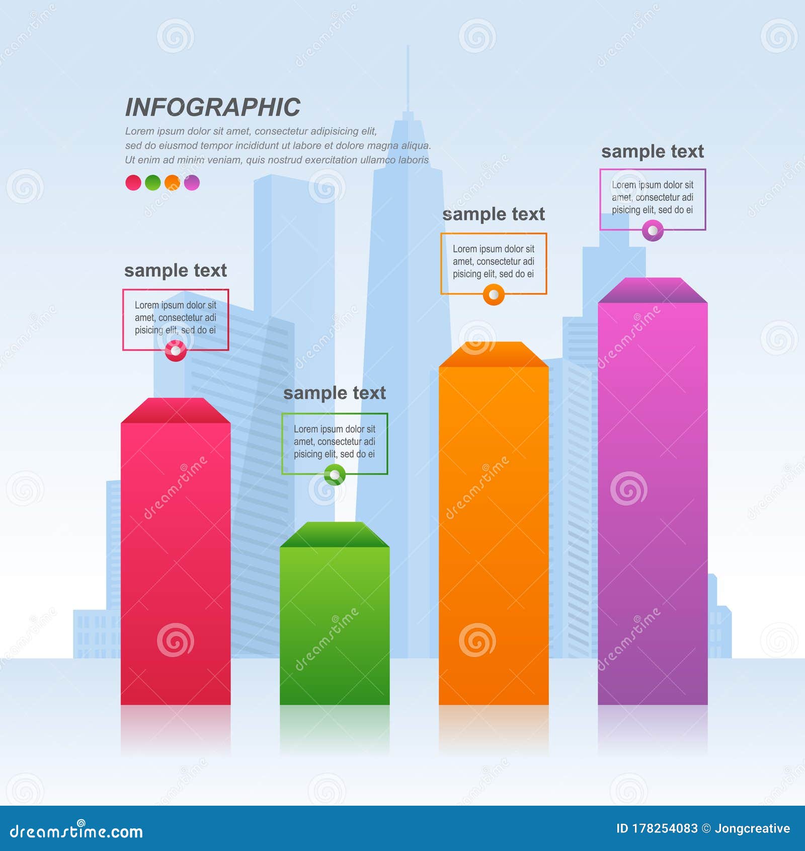 Improved Recovered after Crisis Graph Bar Chart Economic Statistical ...