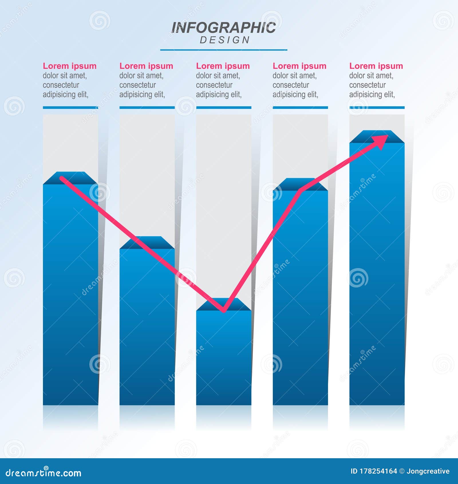 Improved Recovered After Crisis Graph Bar Chart Economic Statistical ...