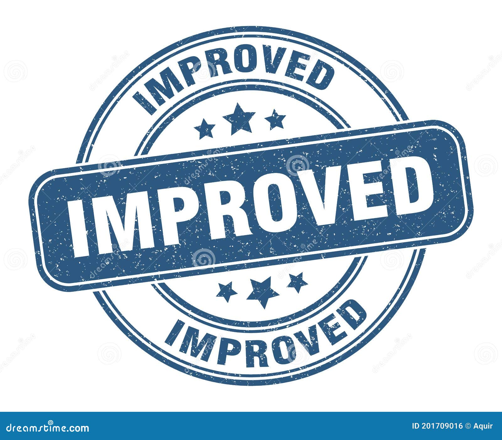 Improved Stamp. Improved Label. Round Grunge Sign Stock Vector ...