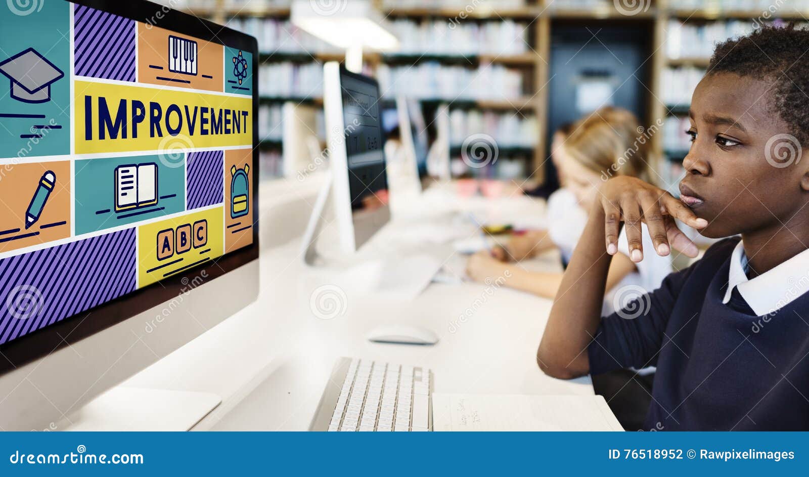 Improvement Advance Motivation Potential Education Concept Stock Photo ...