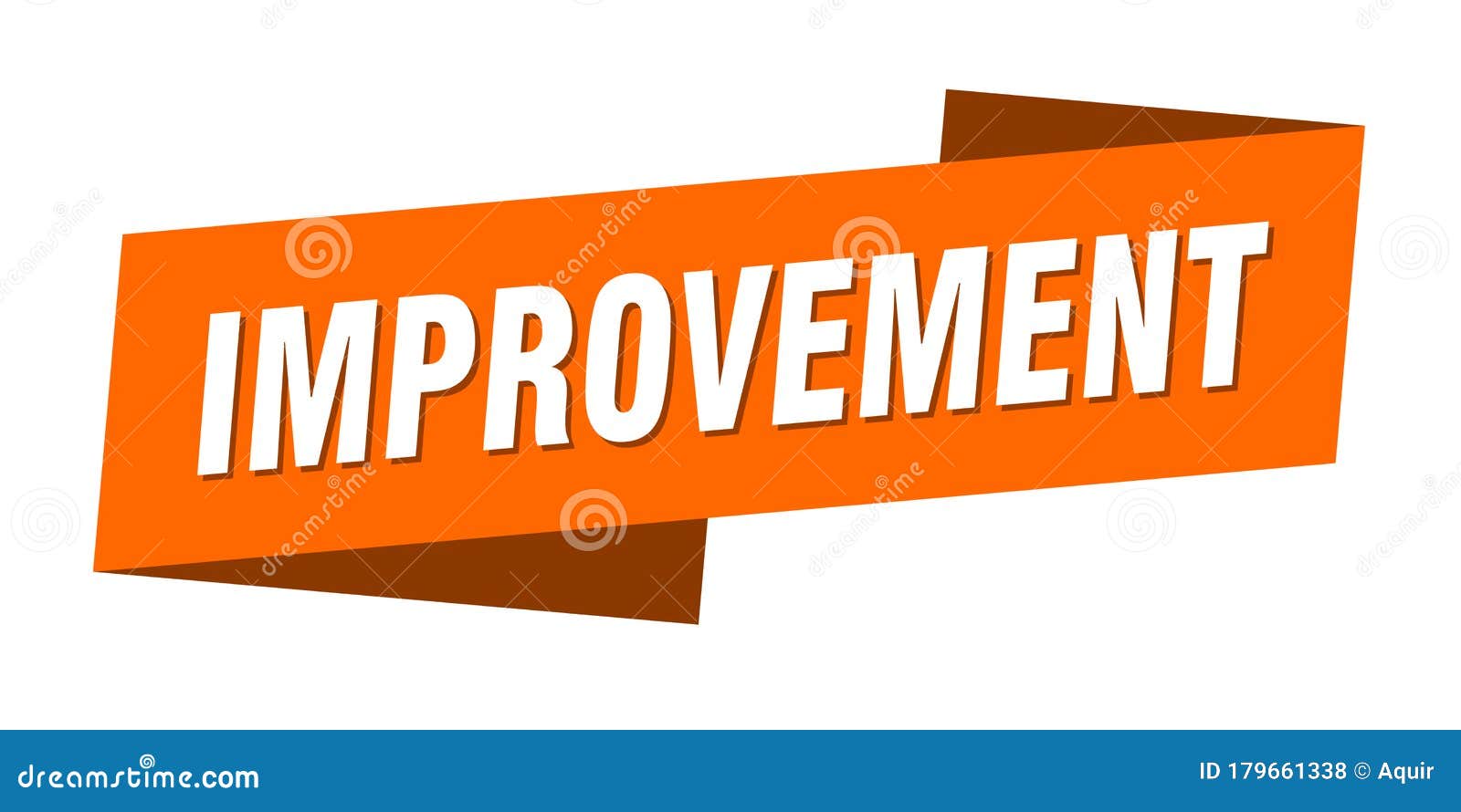 Improvement Banner Template. Improvement Ribbon Label Stock Vector ...