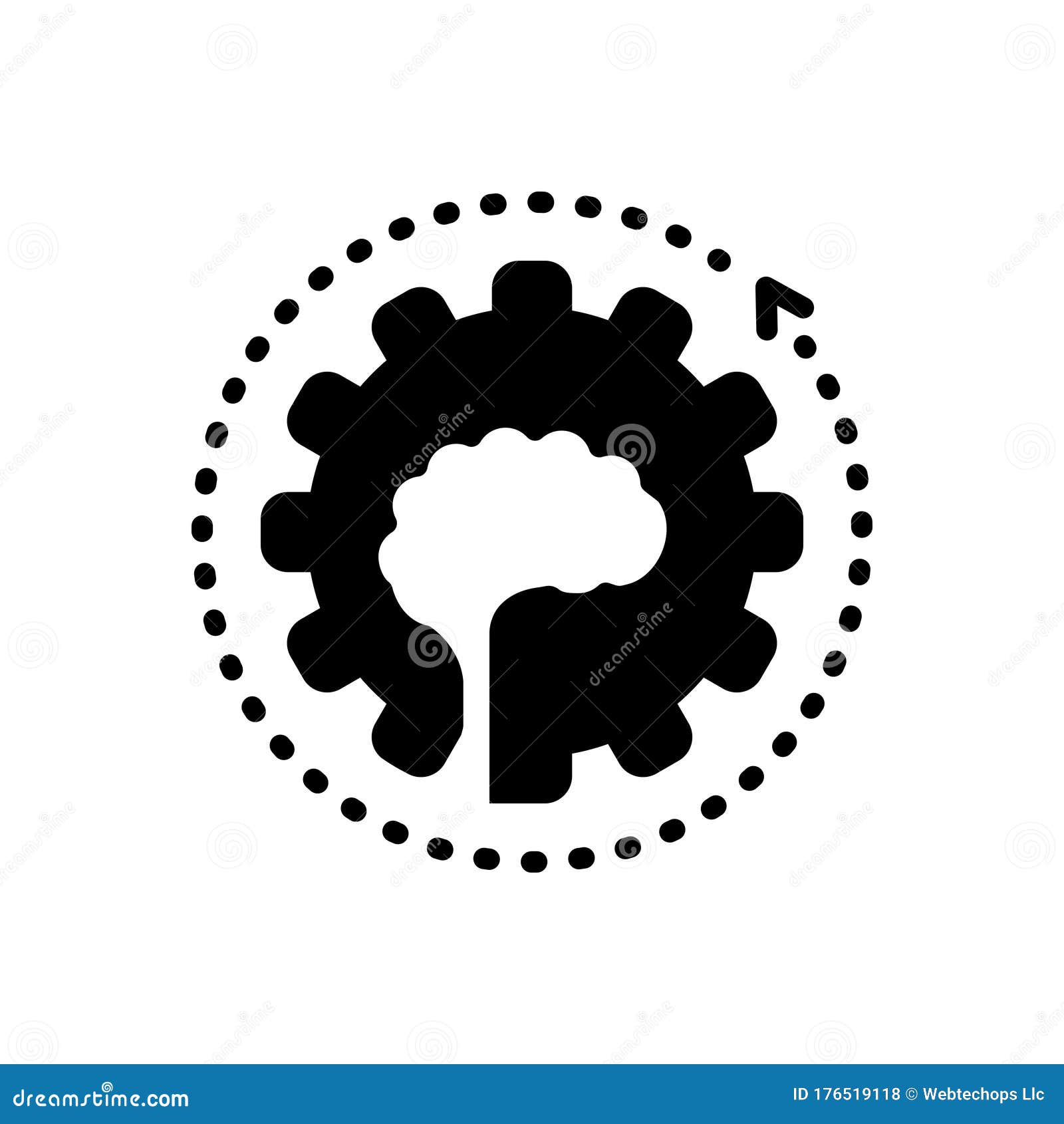Black Solid Icon for Improvement, Development and Reform Stock Vector ...
