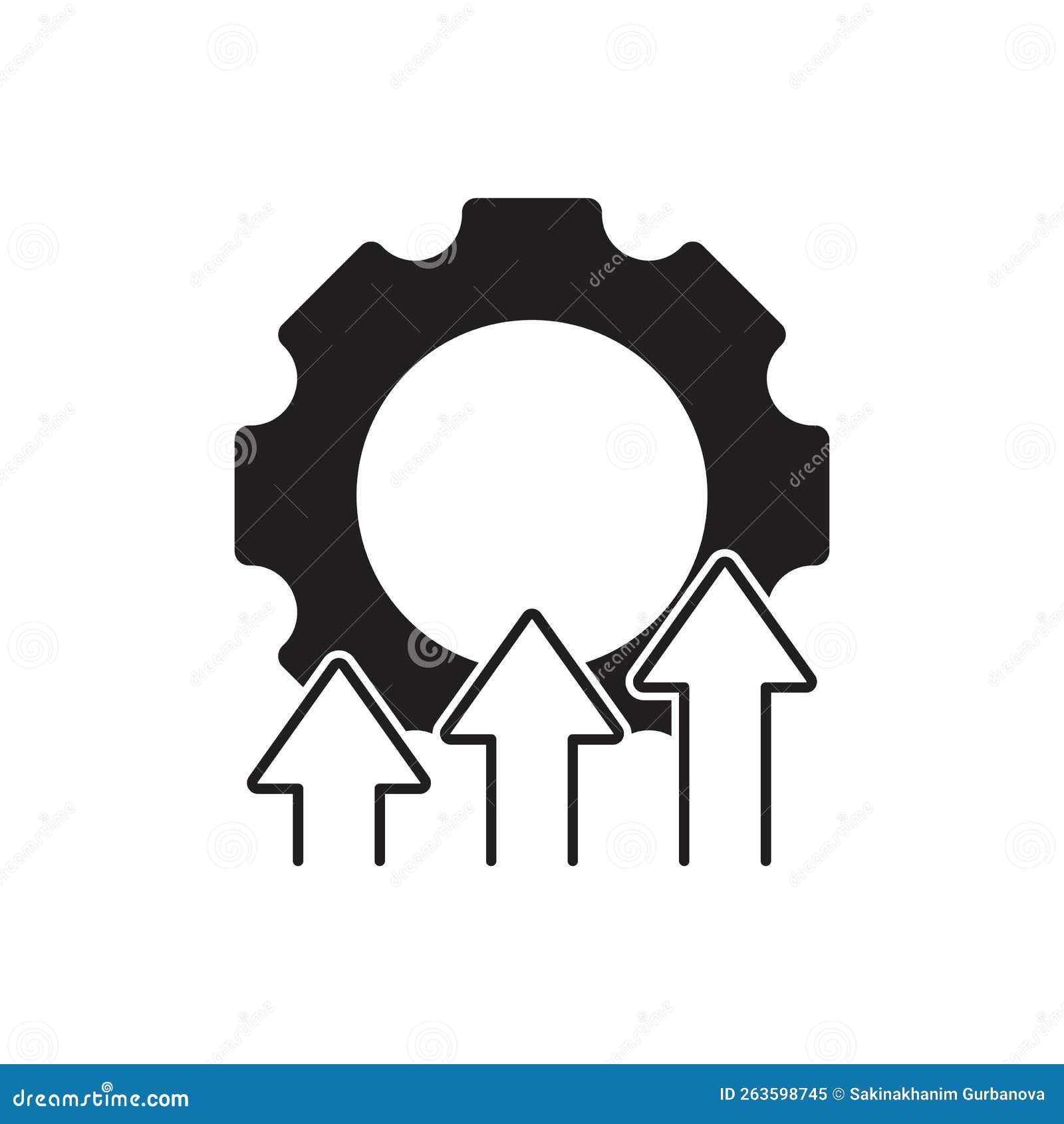 Improvement Icon Illustration. Creative Sign from Quality Control Icons ...