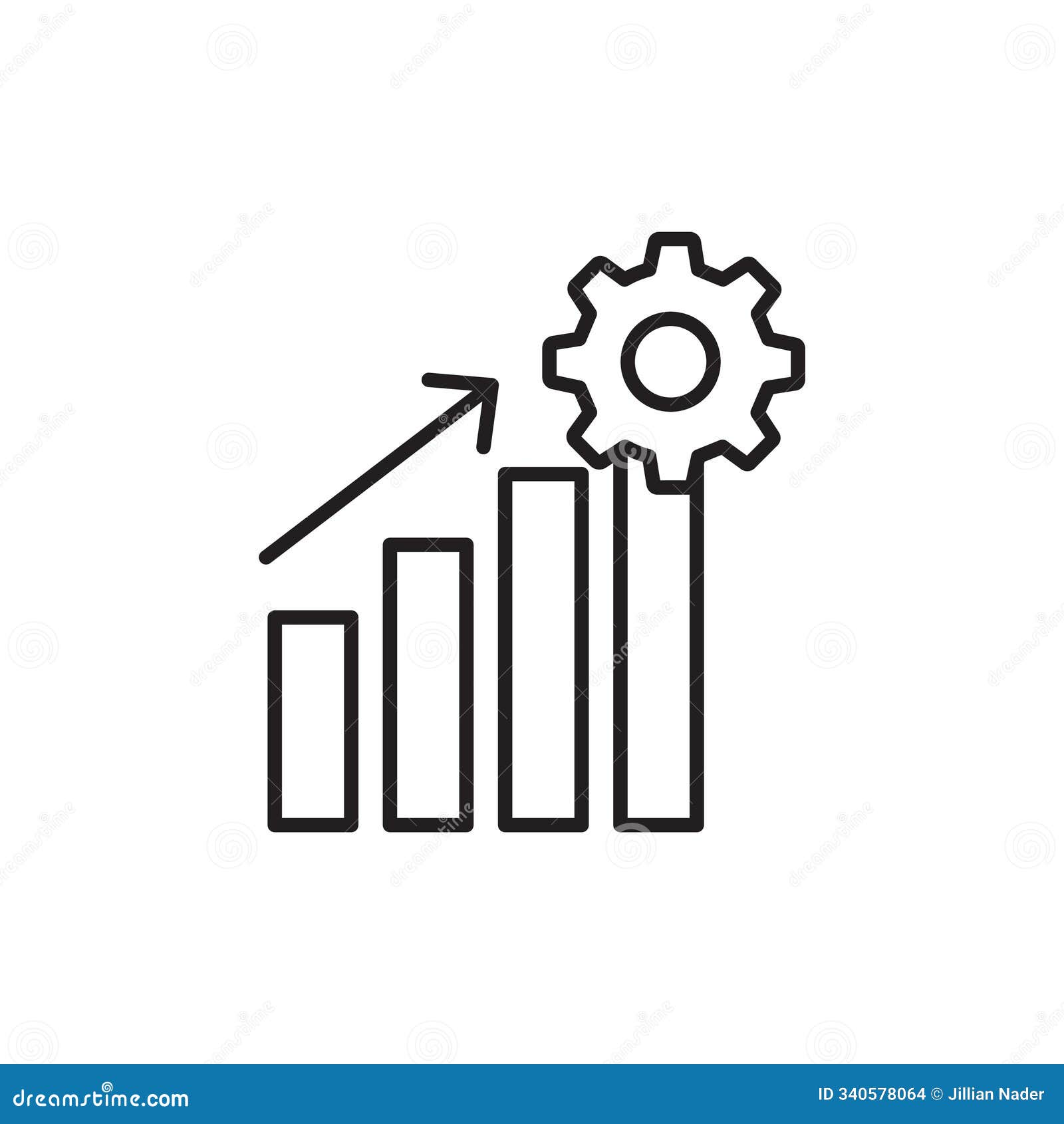Improvement Icon Thin Line Art Isolated Stock Illustration ...
