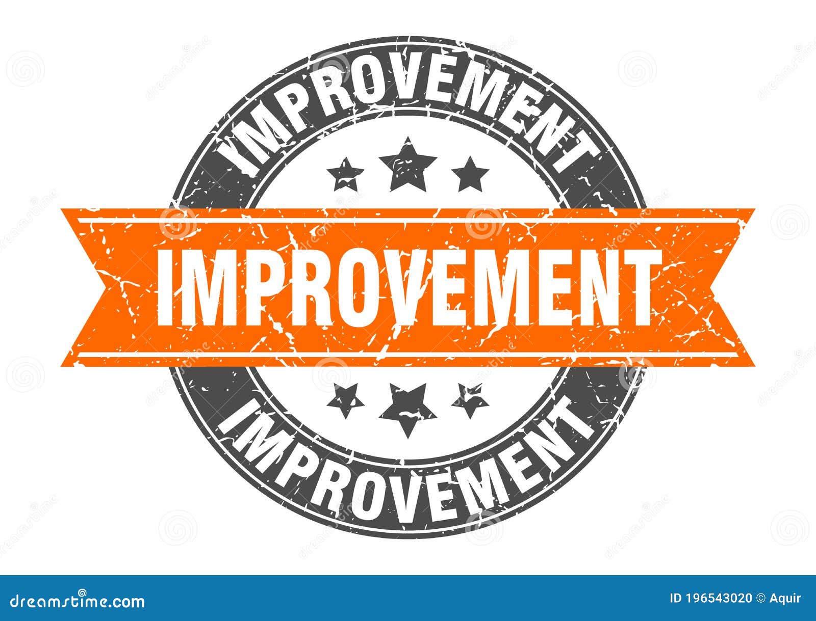 Improvement stamp stock vector. Illustration of insignia - 196543020