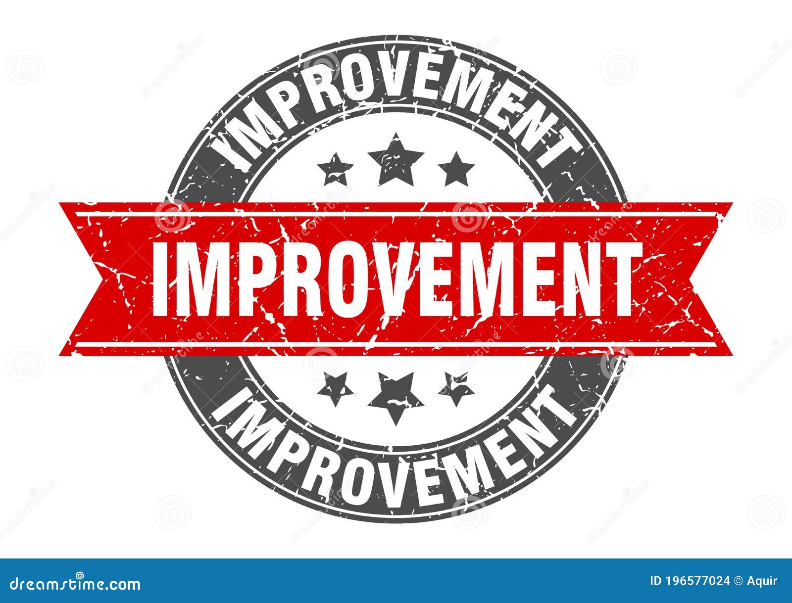 Improvement stamp stock vector. Illustration of insignia - 196577024