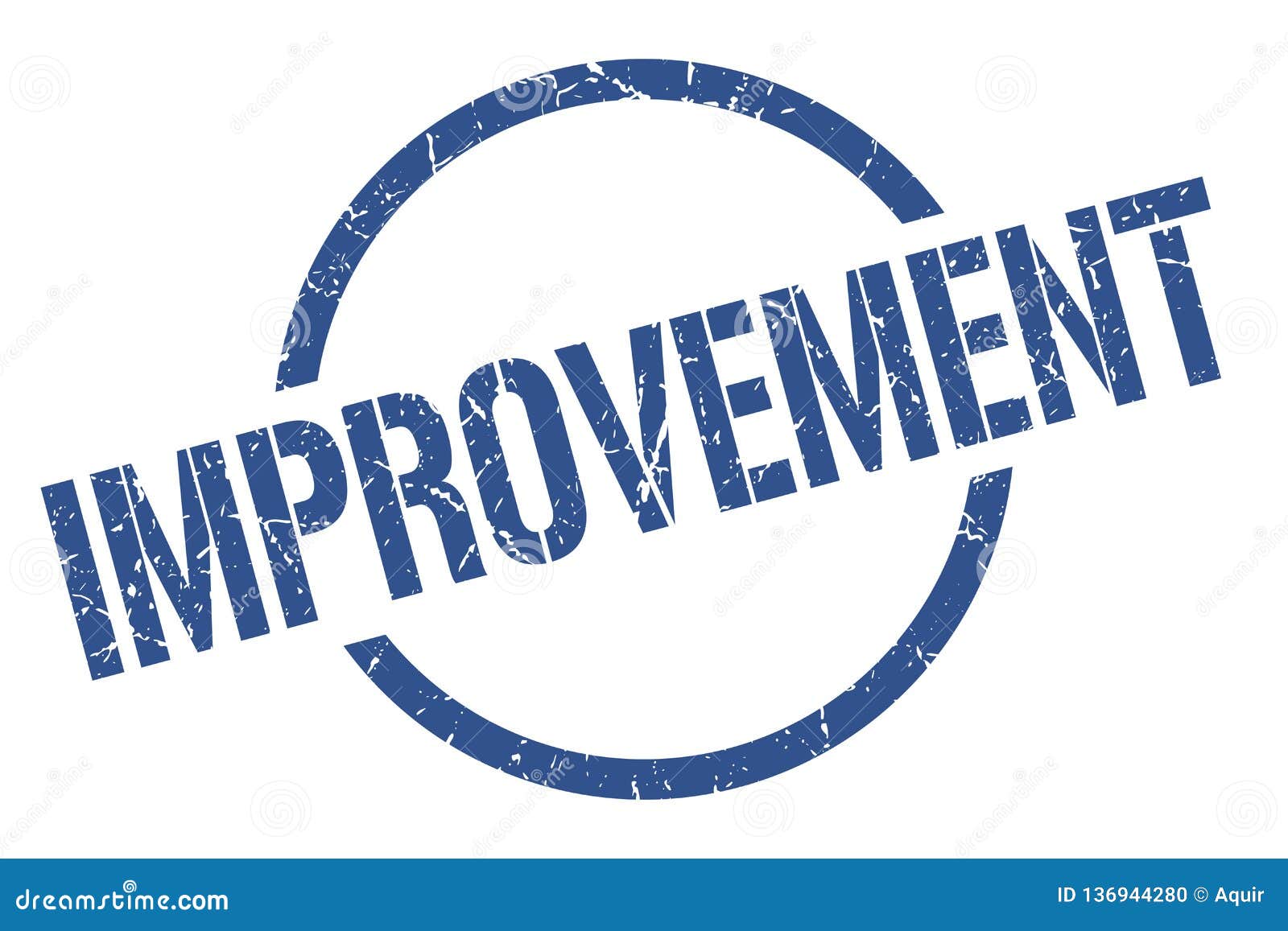 Improvement stamp stock vector. Illustration of template - 136944280