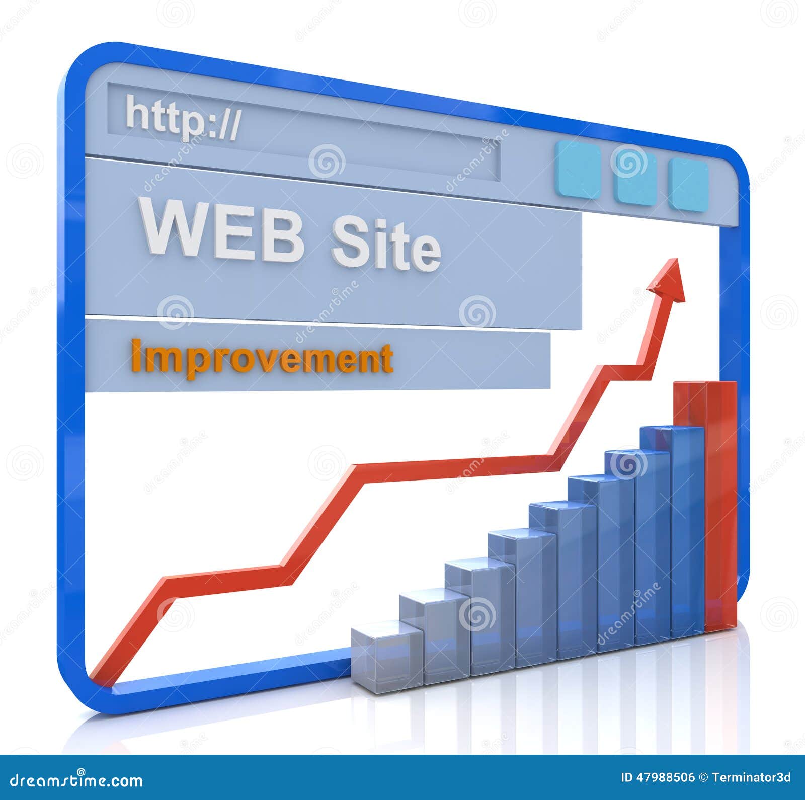 Improvement Website Concept, Upgrading Website To New Generation Stock ...