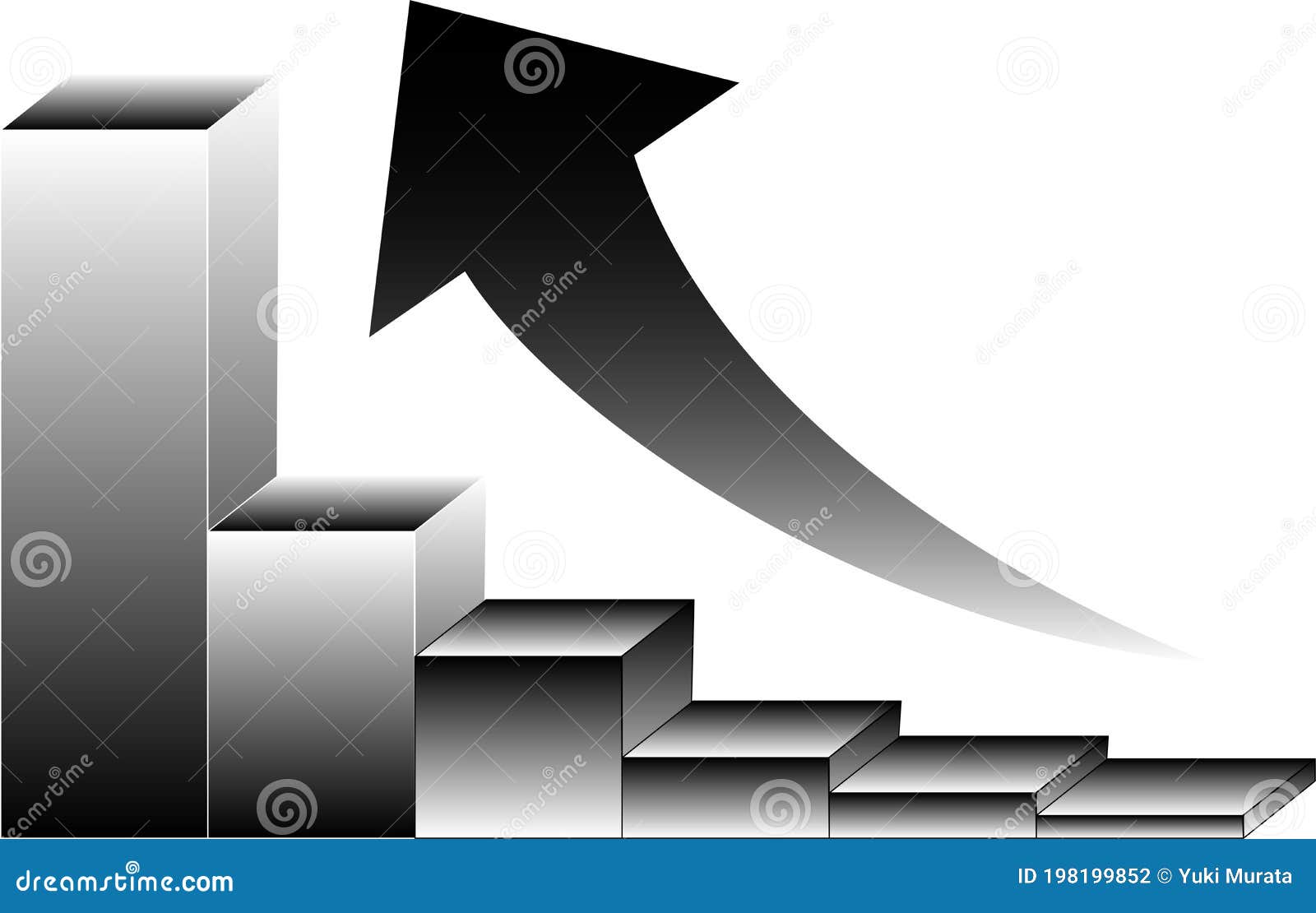 Improving Graphs And Arrow Cartoon Vector | CartoonDealer.com #198199865