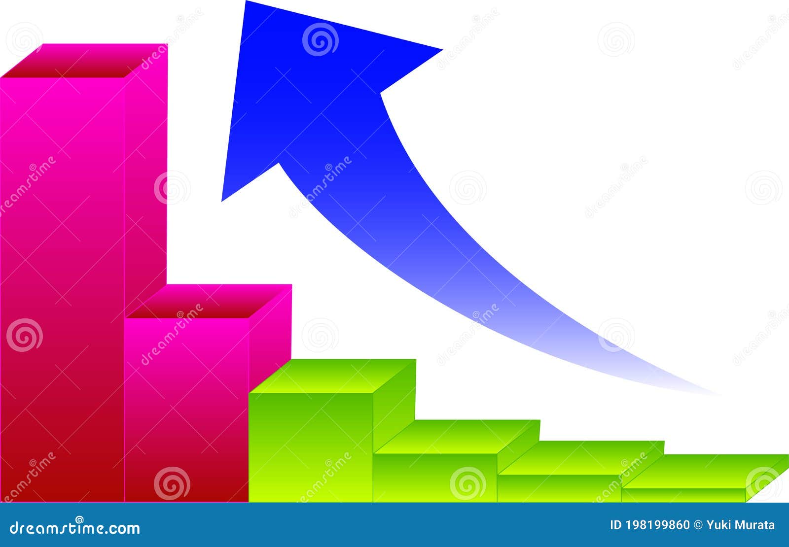 Improving Graphs And Arrow Vector Illustration | CartoonDealer.com ...