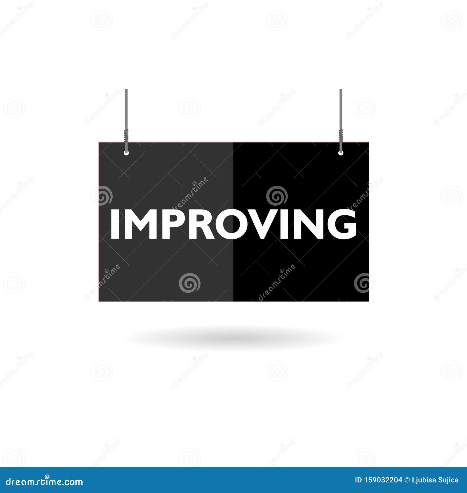 Improving Icon Symbol on White Background Stock Illustration ...