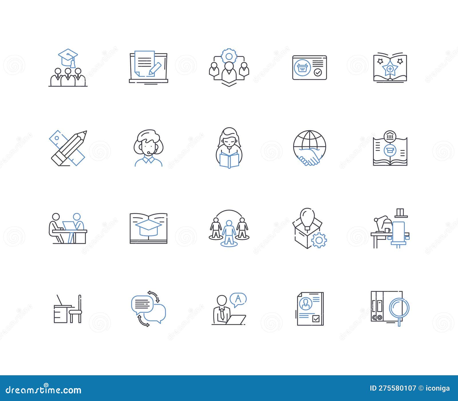 Modernization Industry Line Icons Collection. Digitization, Automation ...