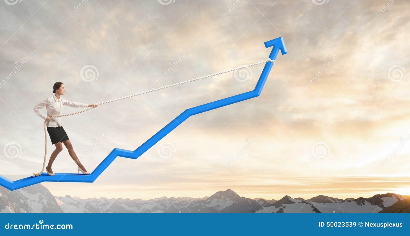 Improving Positive Changes! Stock Image - Image of female ...