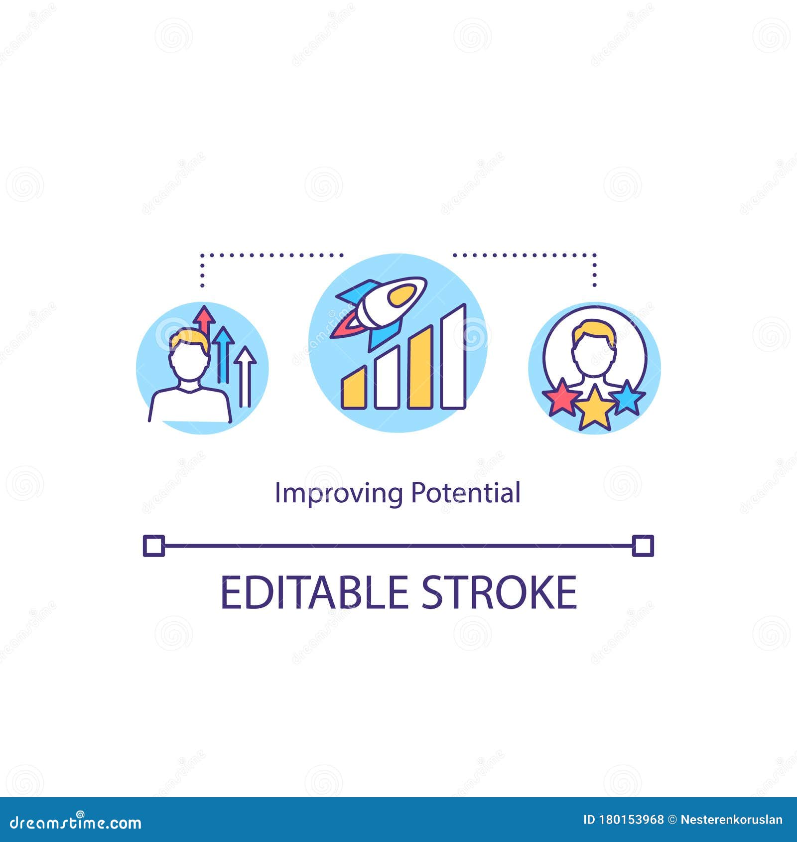 Big Potential Concept Illustration | CartoonDealer.com #164624726