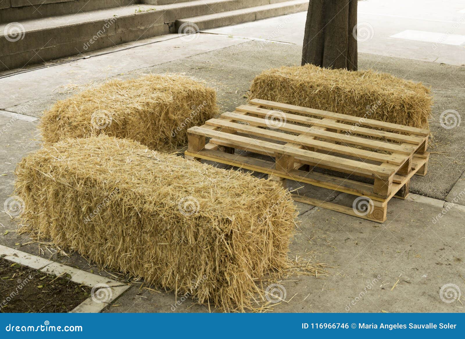Improvisation. stock photo. Image of straw, urban, wood - 116966746