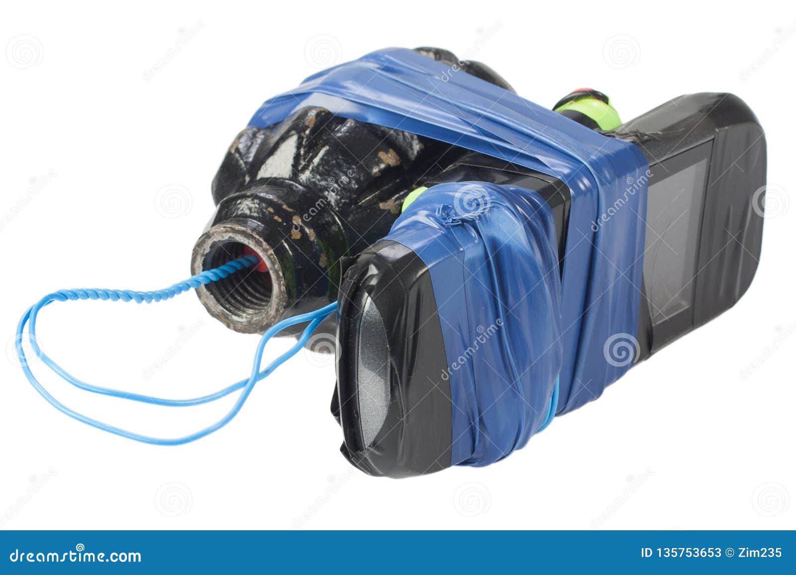 Improvised Explosive Device from Hand Grensde Stock Image - Image of ...