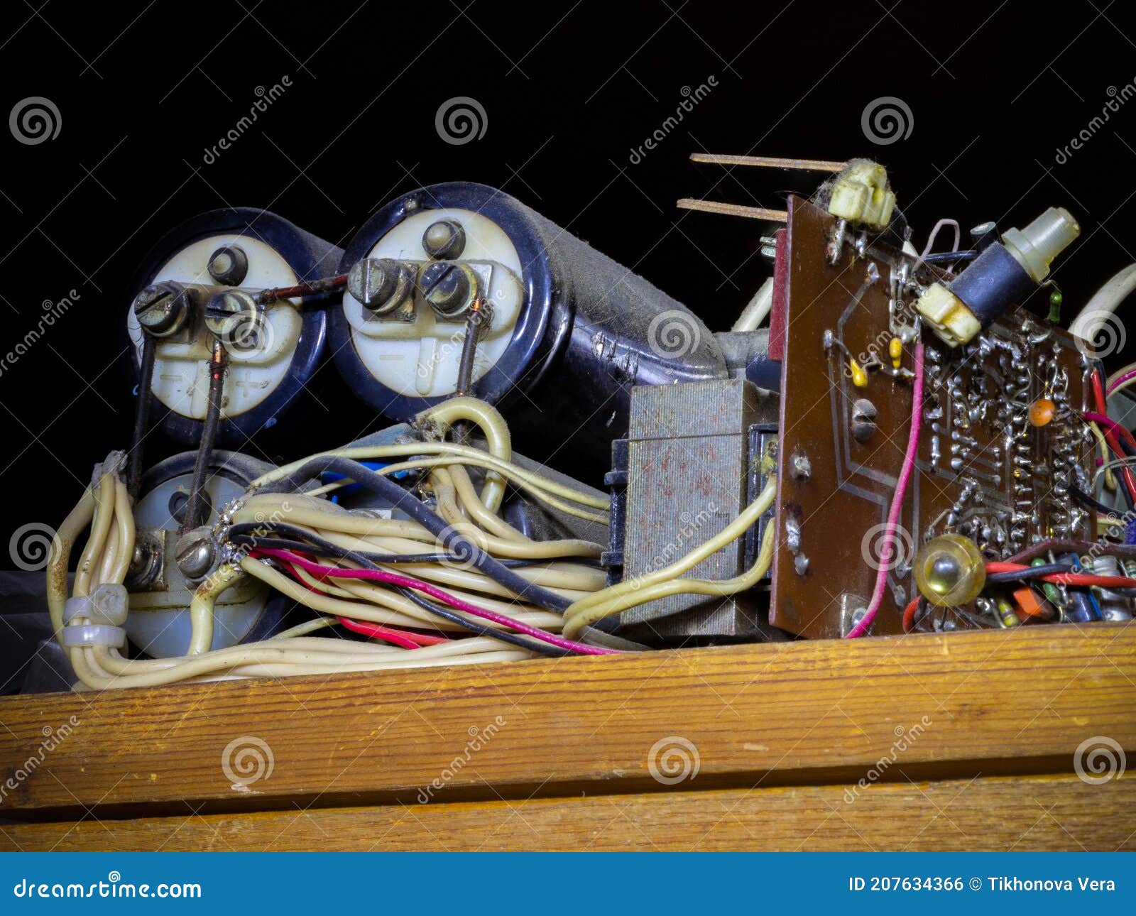 Self-made explosive device stock photo. Image of alarm - 207634366