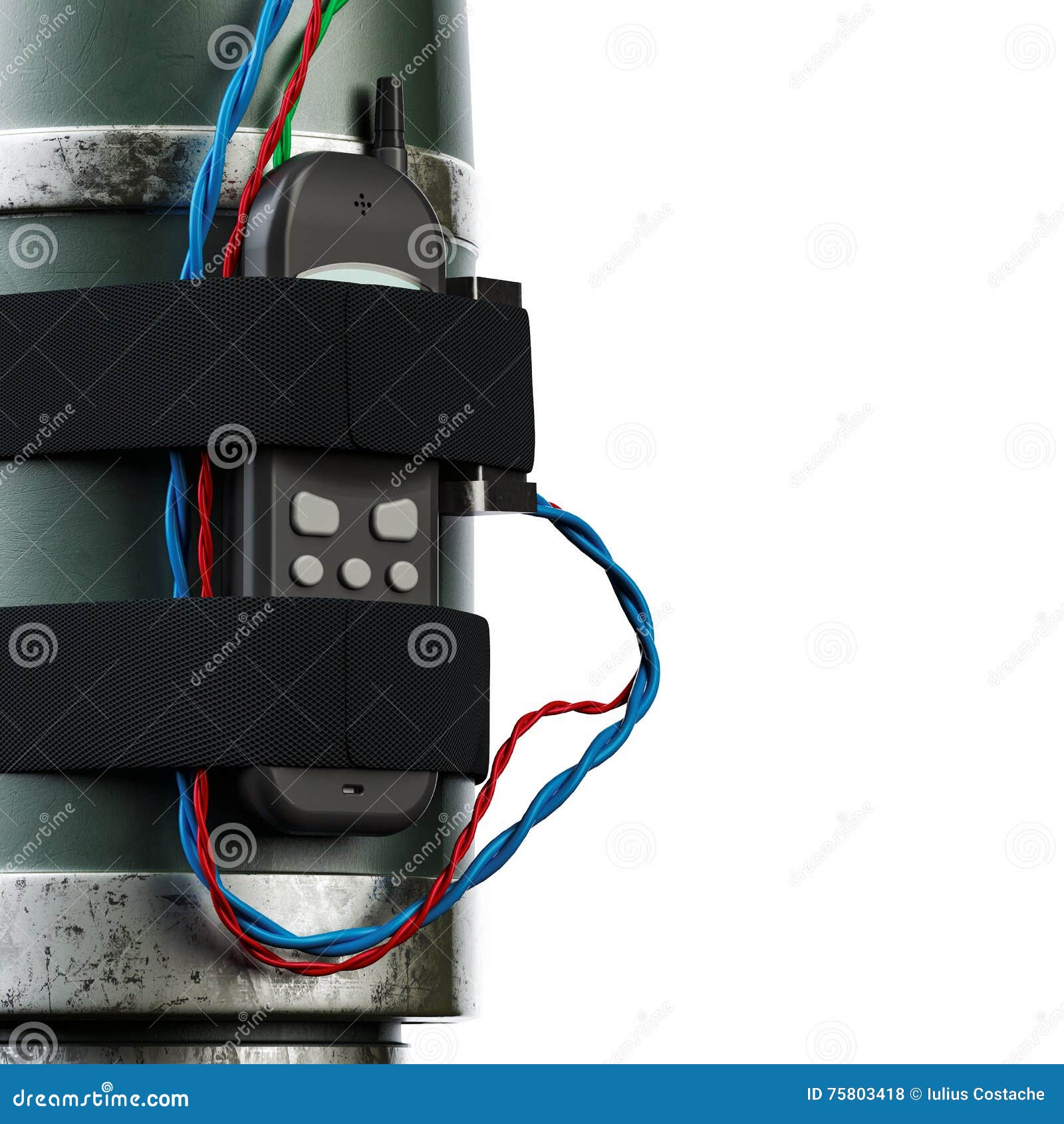 Improvised Explosive Device I.E.D Stock Photo - Image of isolated ...