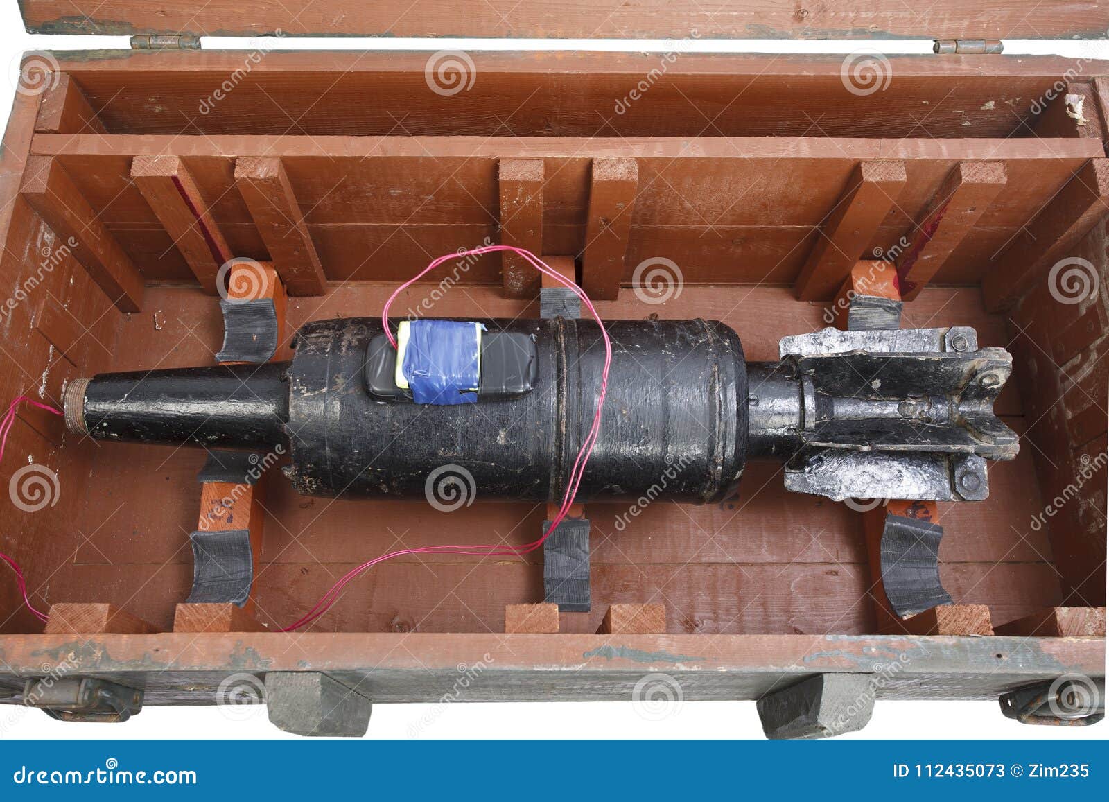 Improvised Explosive Device IED from Tank Projectile Stock Image ...