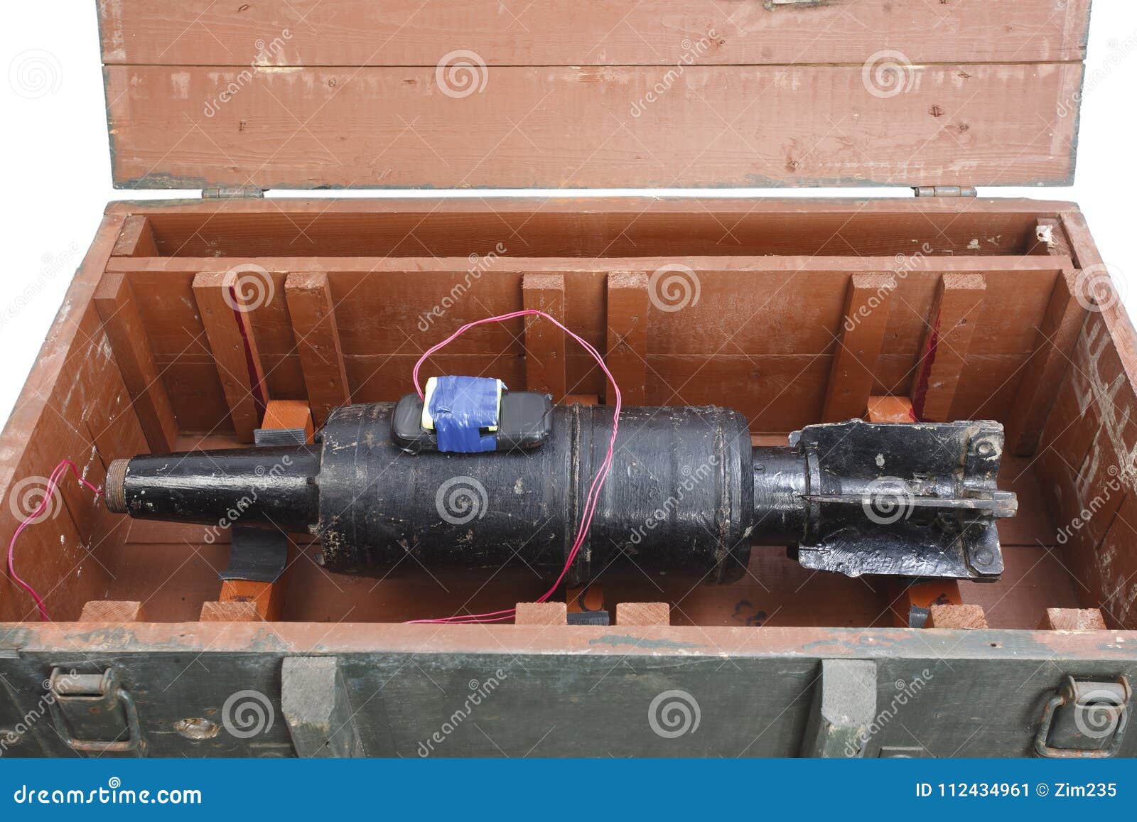Improvised Explosive Device IED from Tank Projectile Stock Image ...