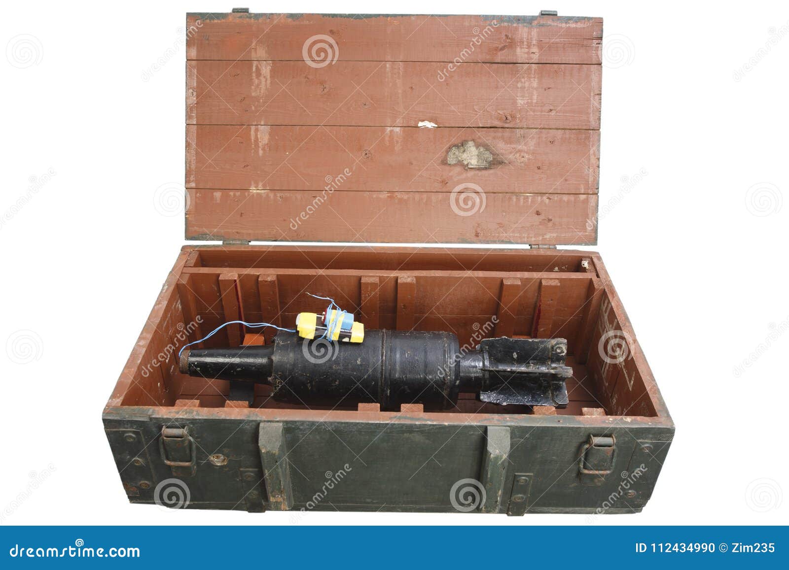 Improvised Explosive Device IED from Tank Projectile Stock Photo ...