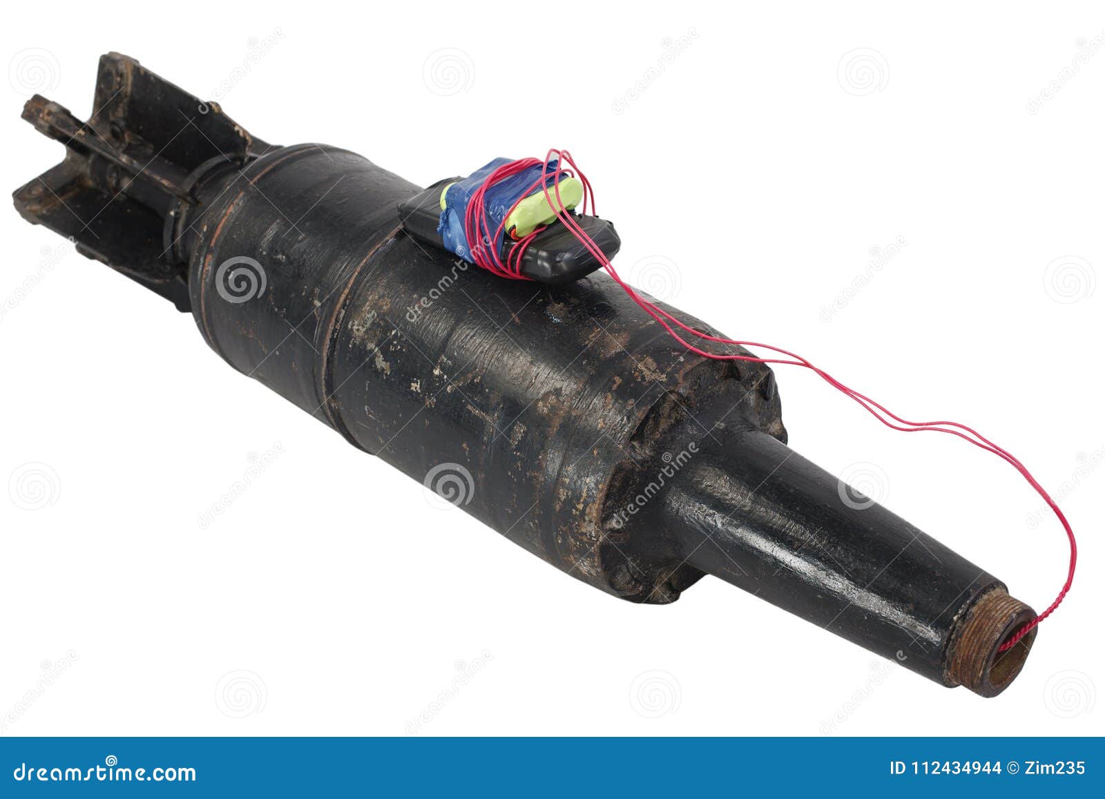 Improvised Explosive Device IED from Tank Projectile Stock Photo ...