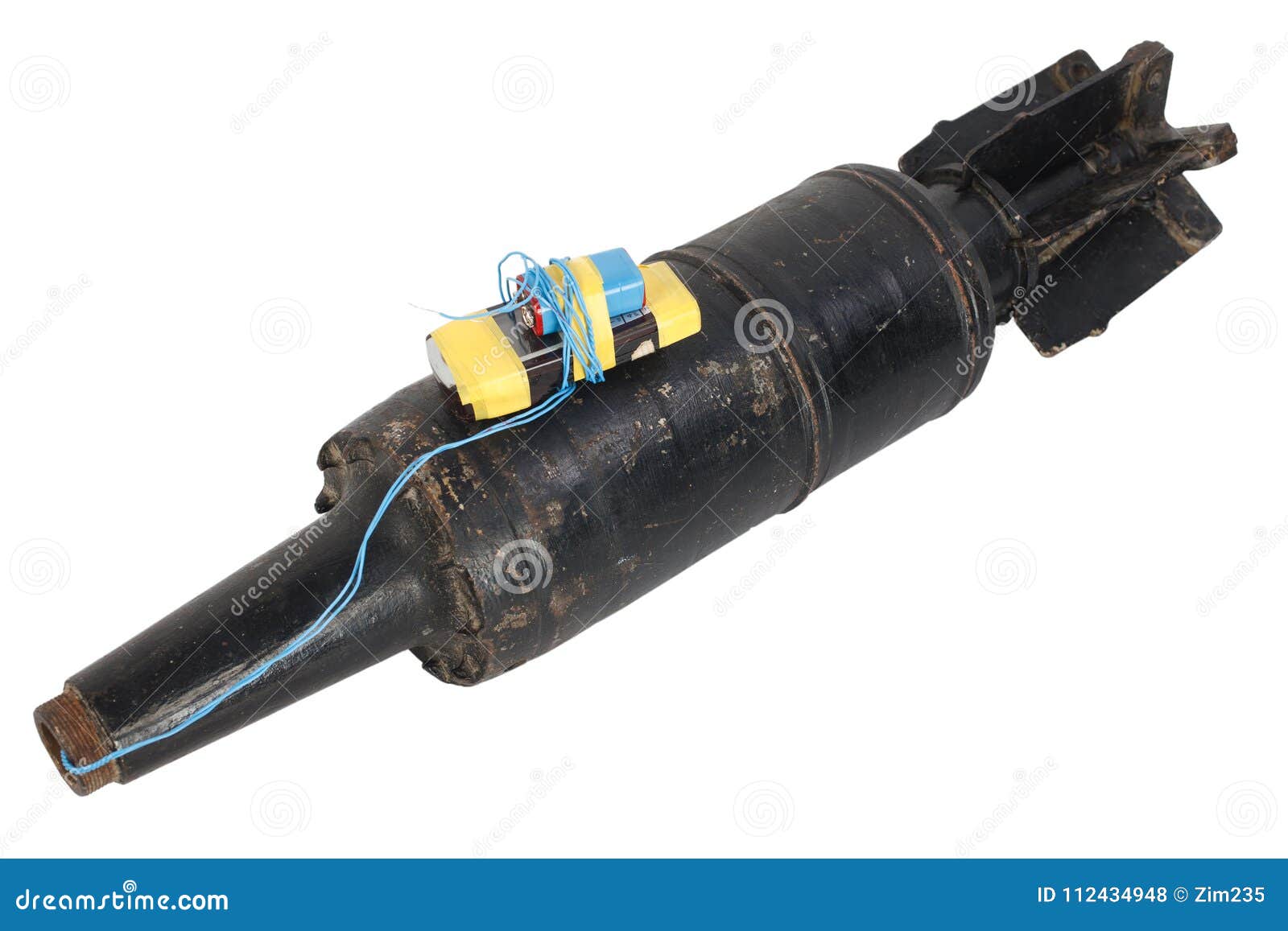 Improvised Explosive Device IED from Tank Projectile Stock Photo ...