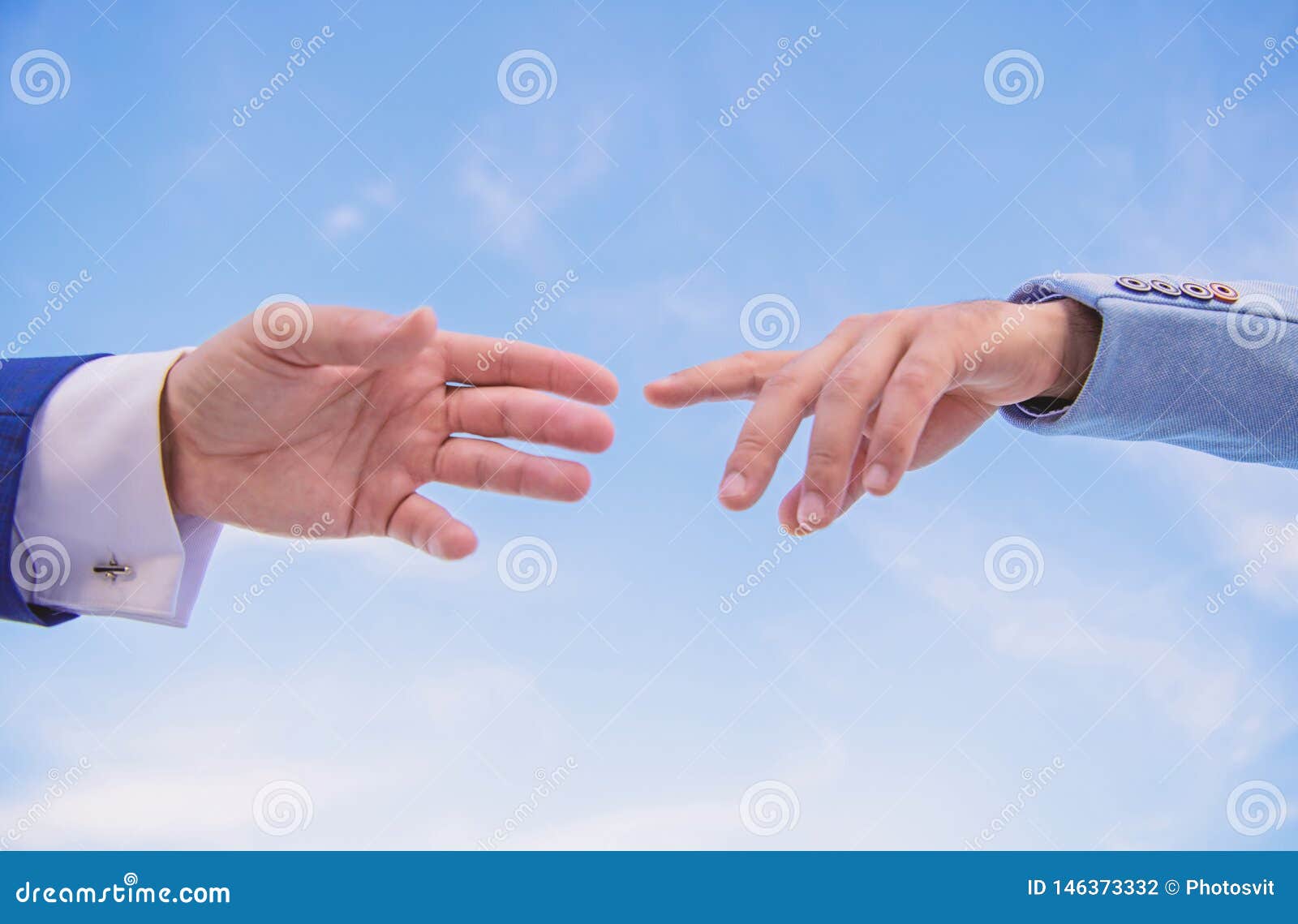 Impulse for Cooperation Start of Partnership. Hand Gesture of ...