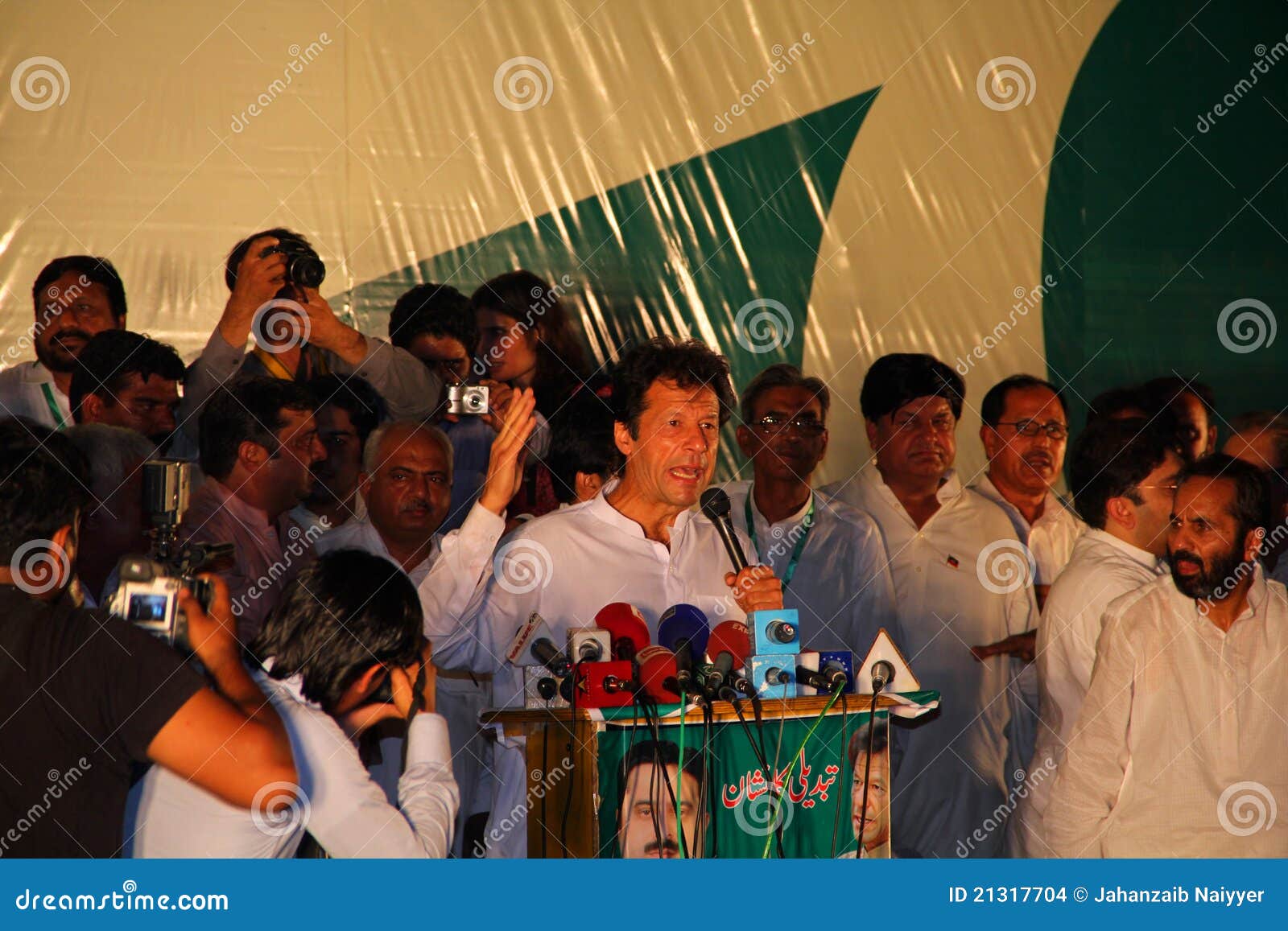 Imran Khan at Political Rally Editorial Stock Image - Image of media ...
