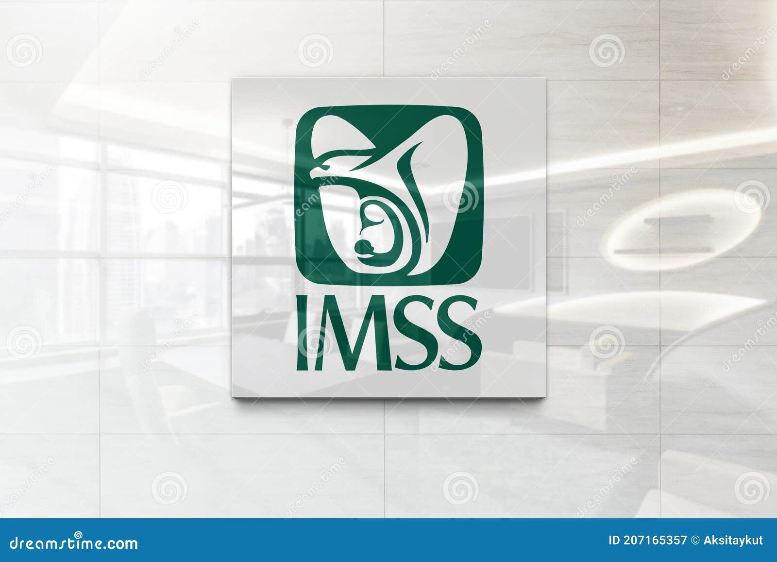 IMSS Logo Editorial Illustrative On White Background | CartoonDealer ...