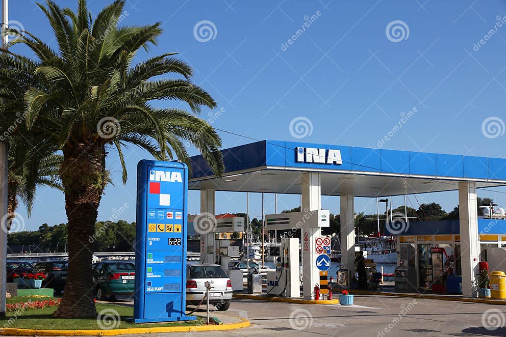 INA company editorial image. Image of zadar, croatia - 21867895