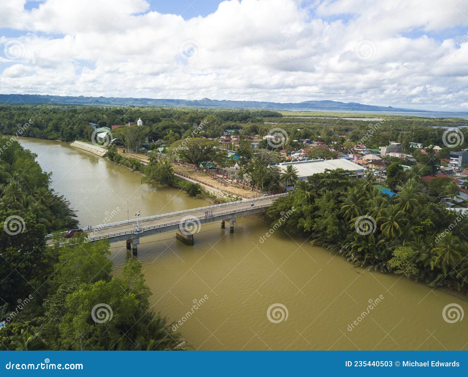 The Inabanga River, the Largest River in Bohol, Philippines Stock Image ...