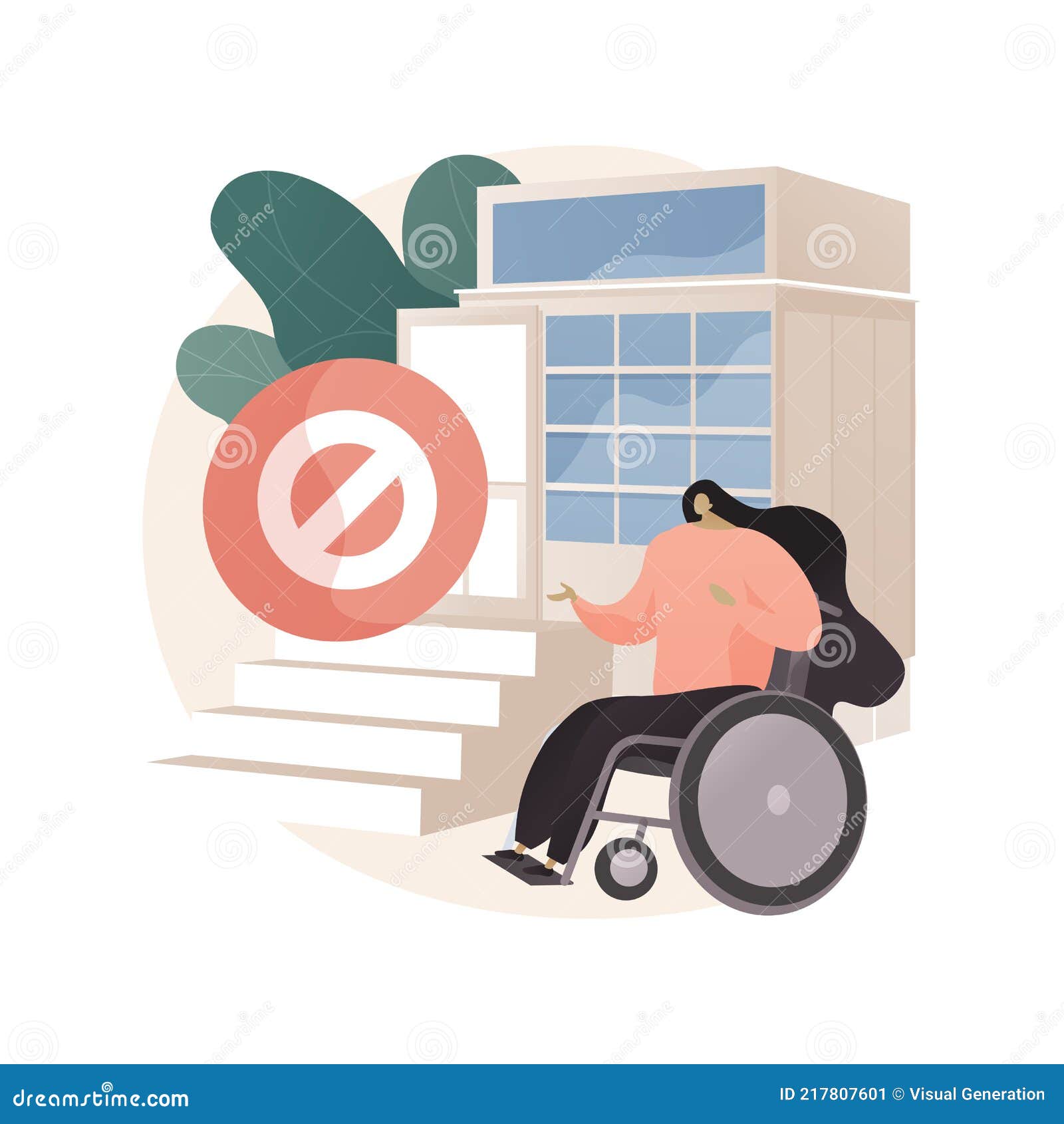 Accessible Or Inaccessible Symbol. Businessman Turns Wooden Cubes ...