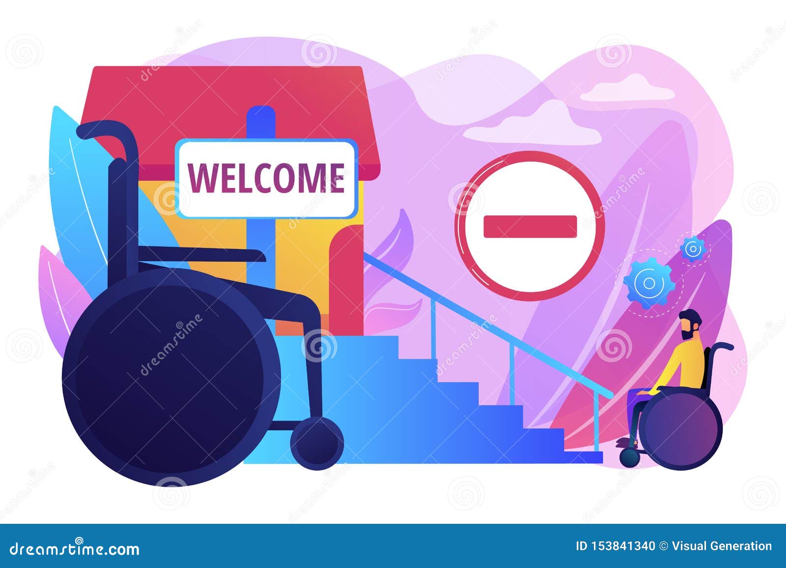 Inaccessible Environments Concept Vector Illustration Stock Vector ...