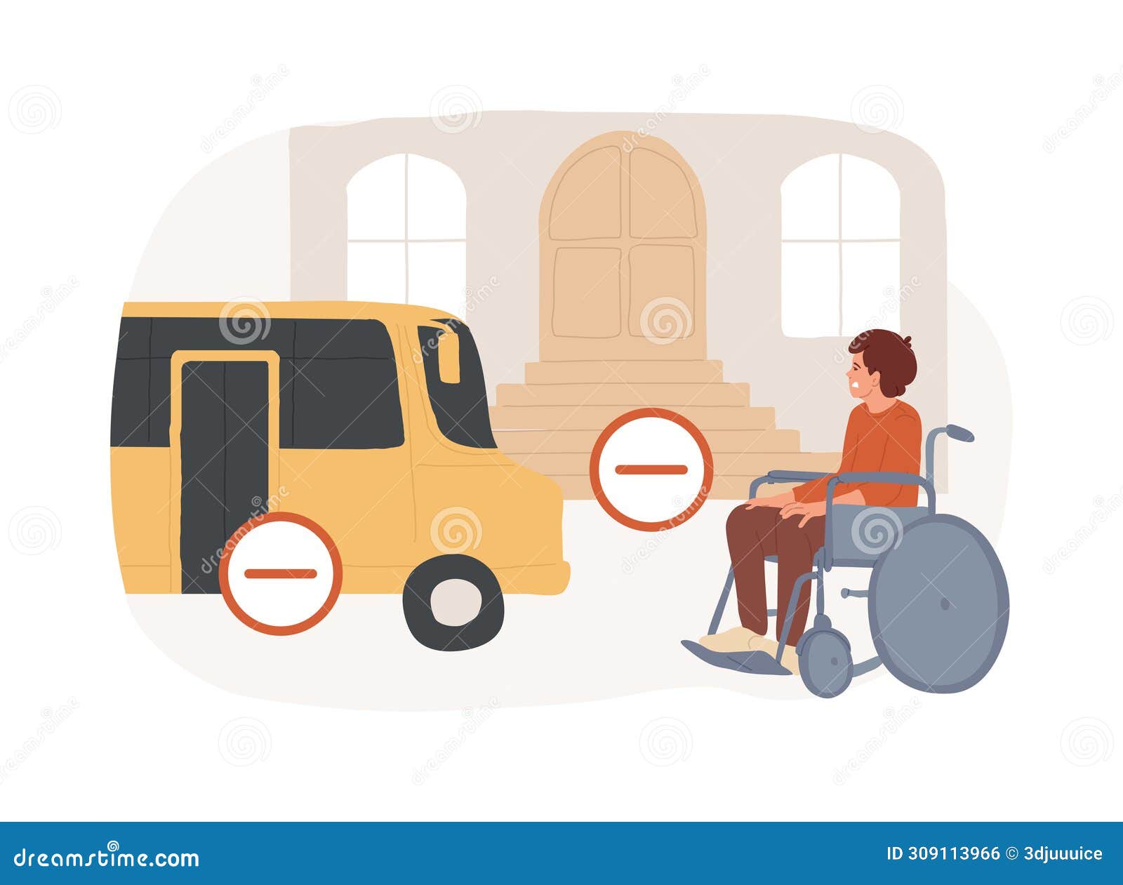 Inaccessible Environments Isolated Concept Vector Illustration. Stock ...