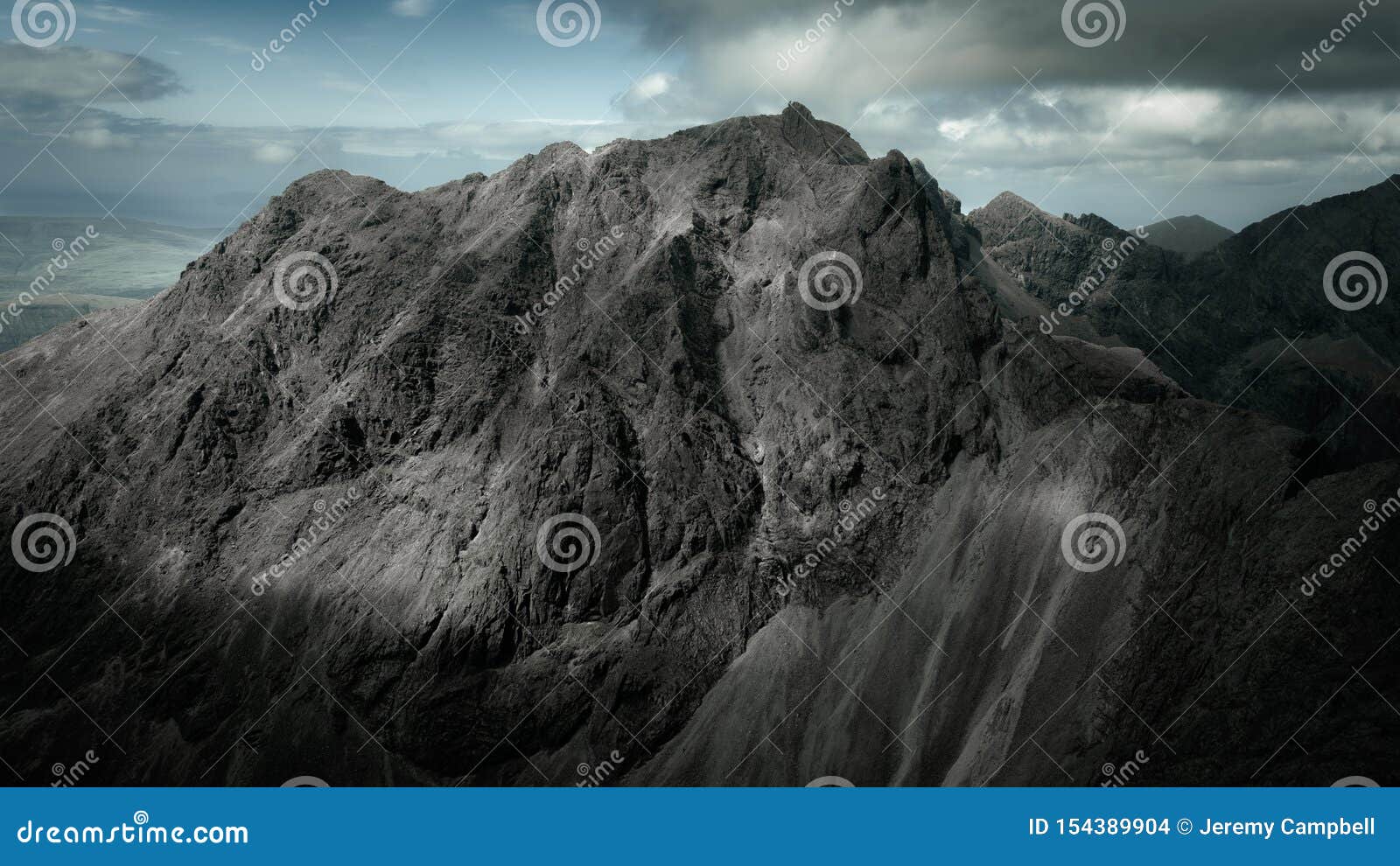 The Inaccessible Pinnacle Sgurr Dearg Stock Photo - Image of highlands ...