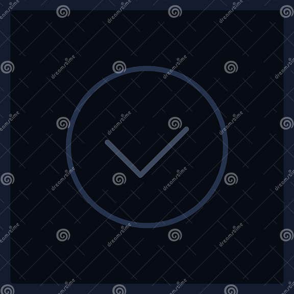 Inactive Approve Button Ui Element Template Stock Vector Illustration Of Mode Statistics