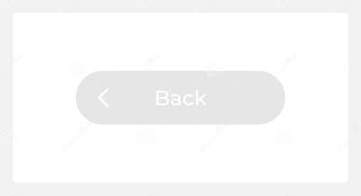 Inactive Back Button UI Element Template Stock Vector - Illustration of ...