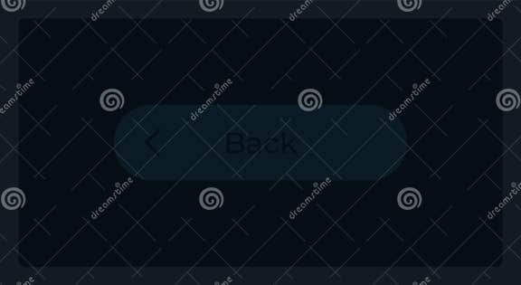 Inactive Return Button UI Element Template Stock Vector - Illustration ...